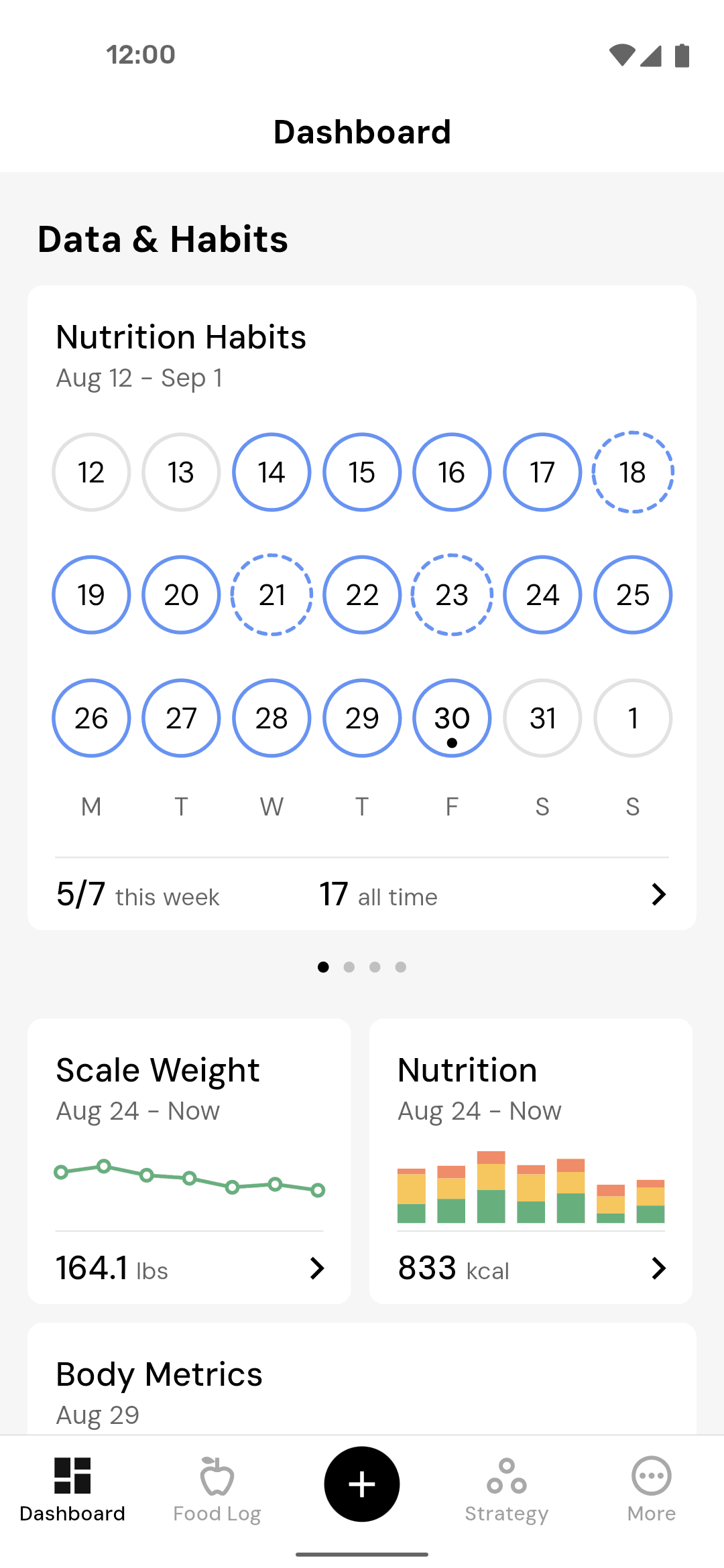 Dashboard Mobile App Design