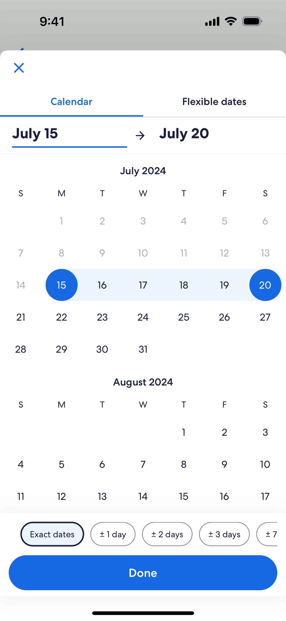 Calendar Mobile App Design