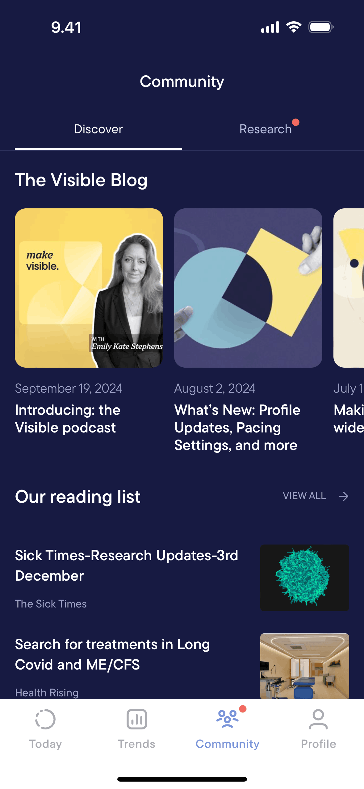 Tab Mobile App Design