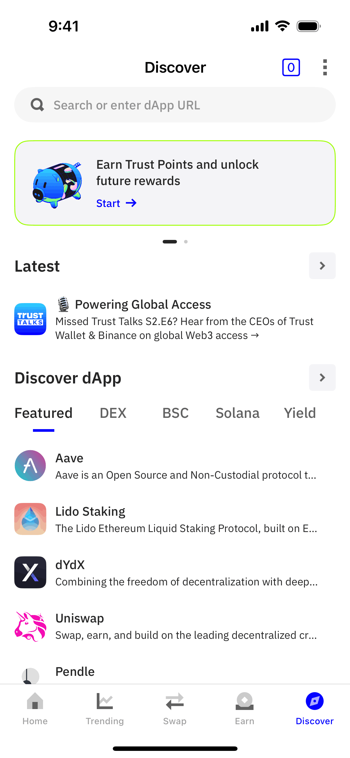 Tab Mobile App Design