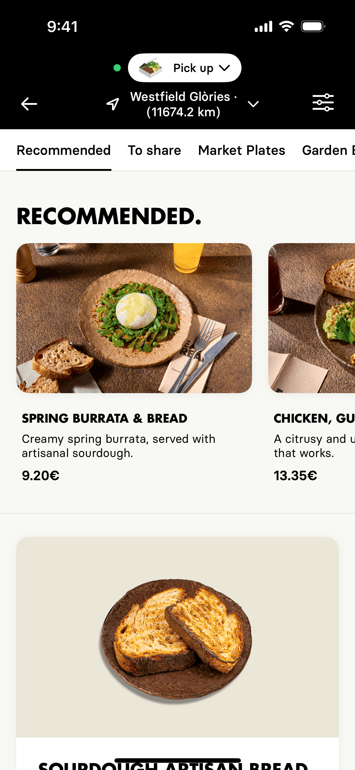 Tab Mobile App Design
