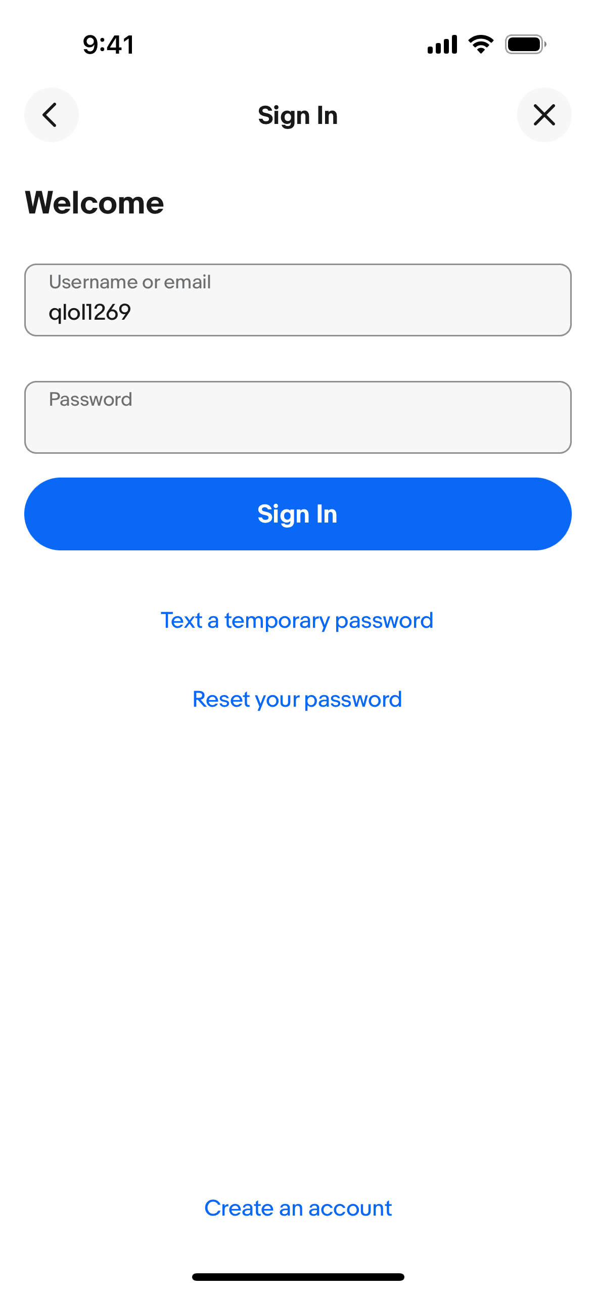 Login Mobile App Design