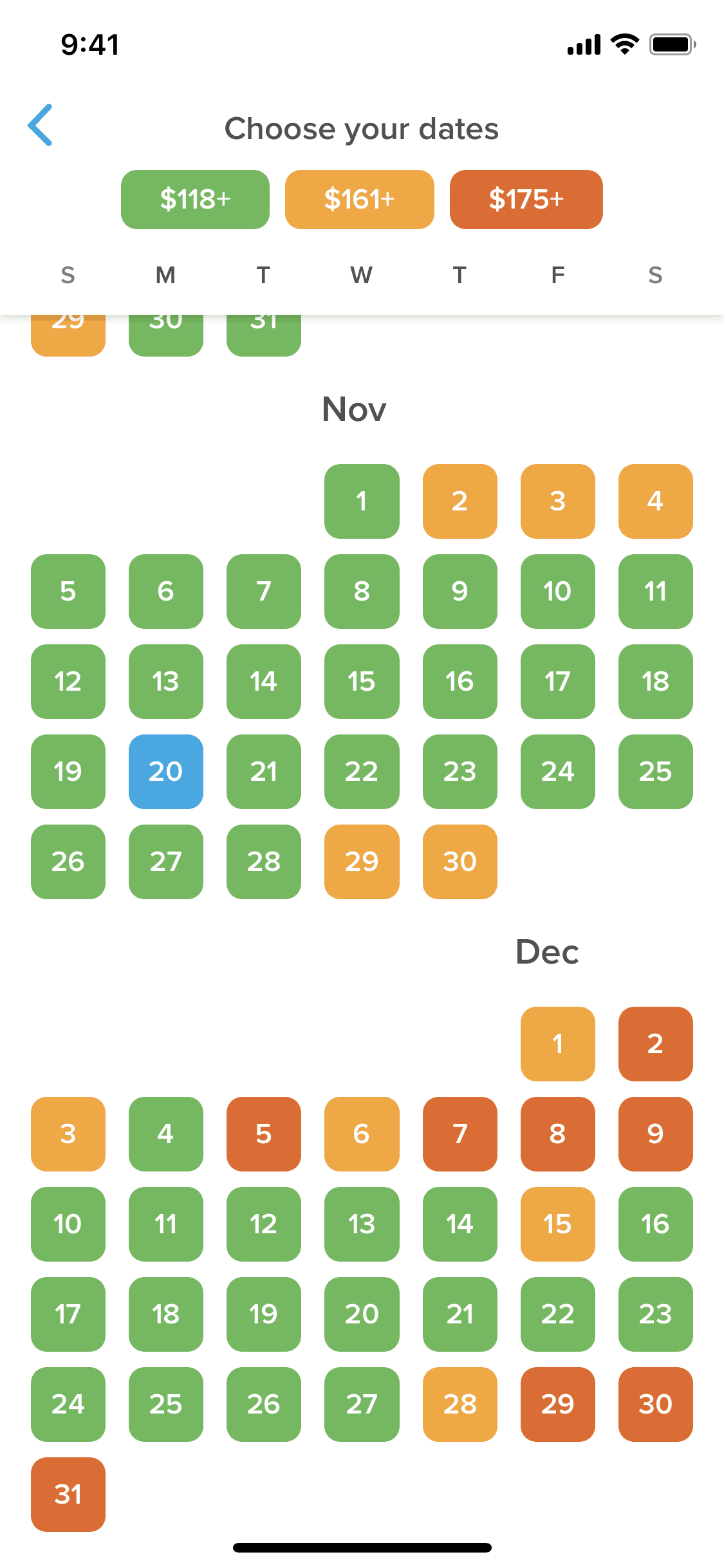 Calendar Mobile App Design