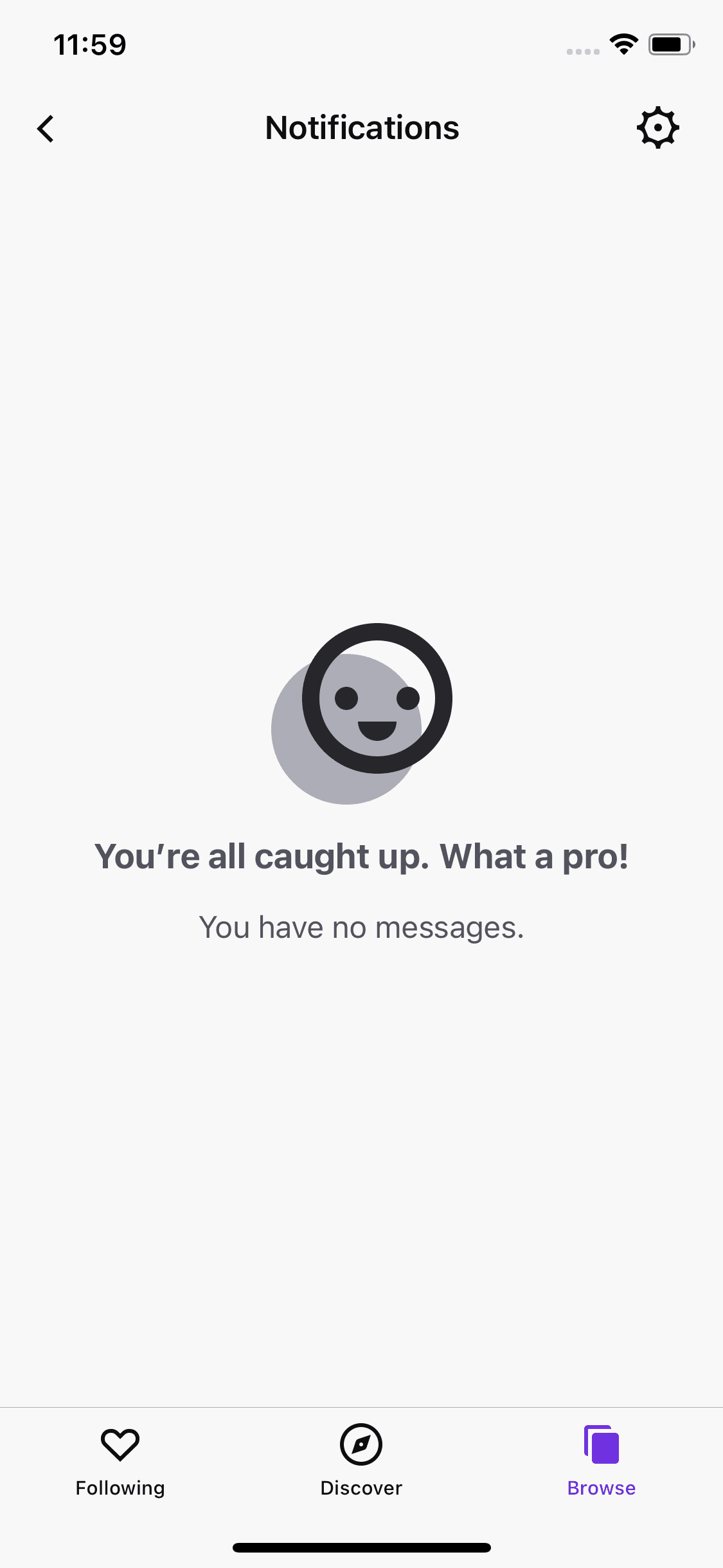 Notifications Mobile App Design