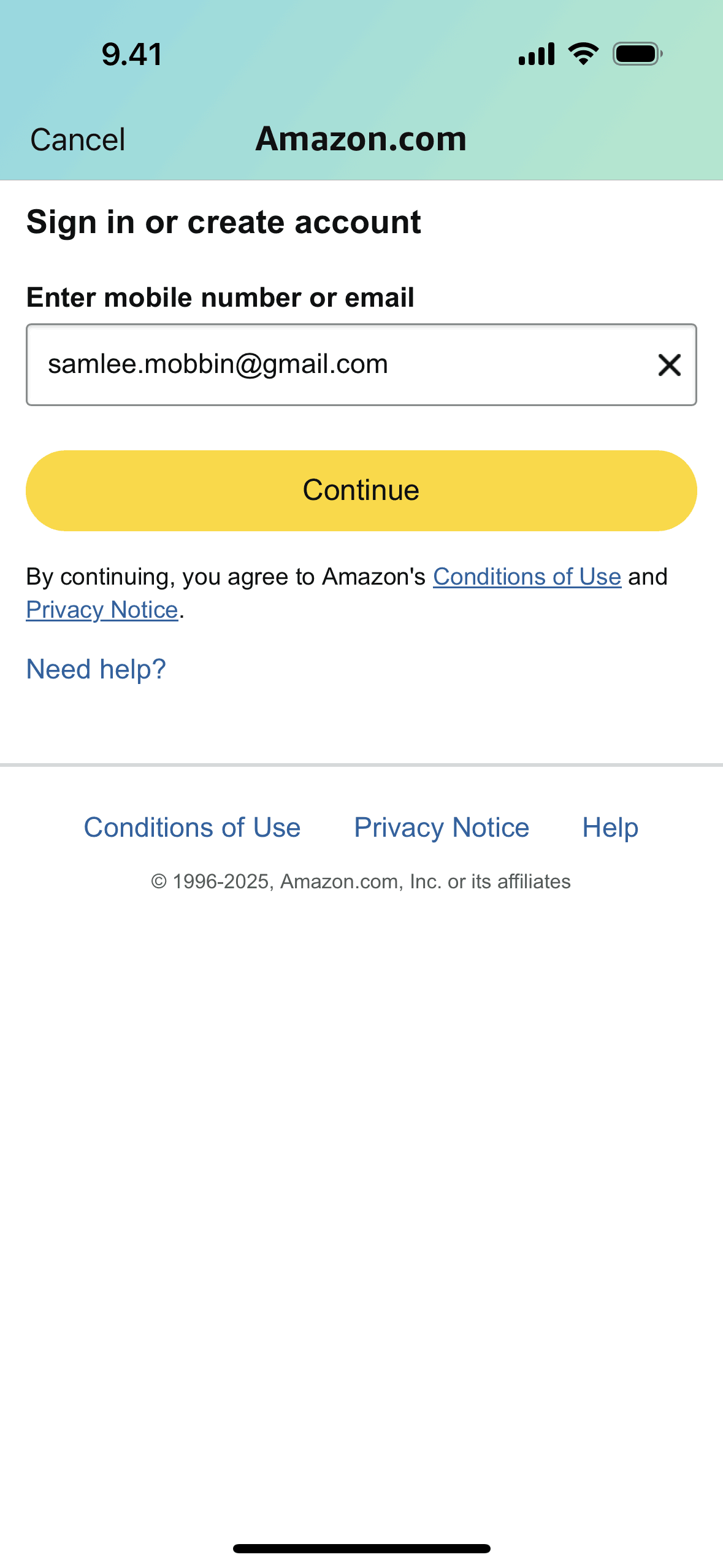 Login Mobile App Design