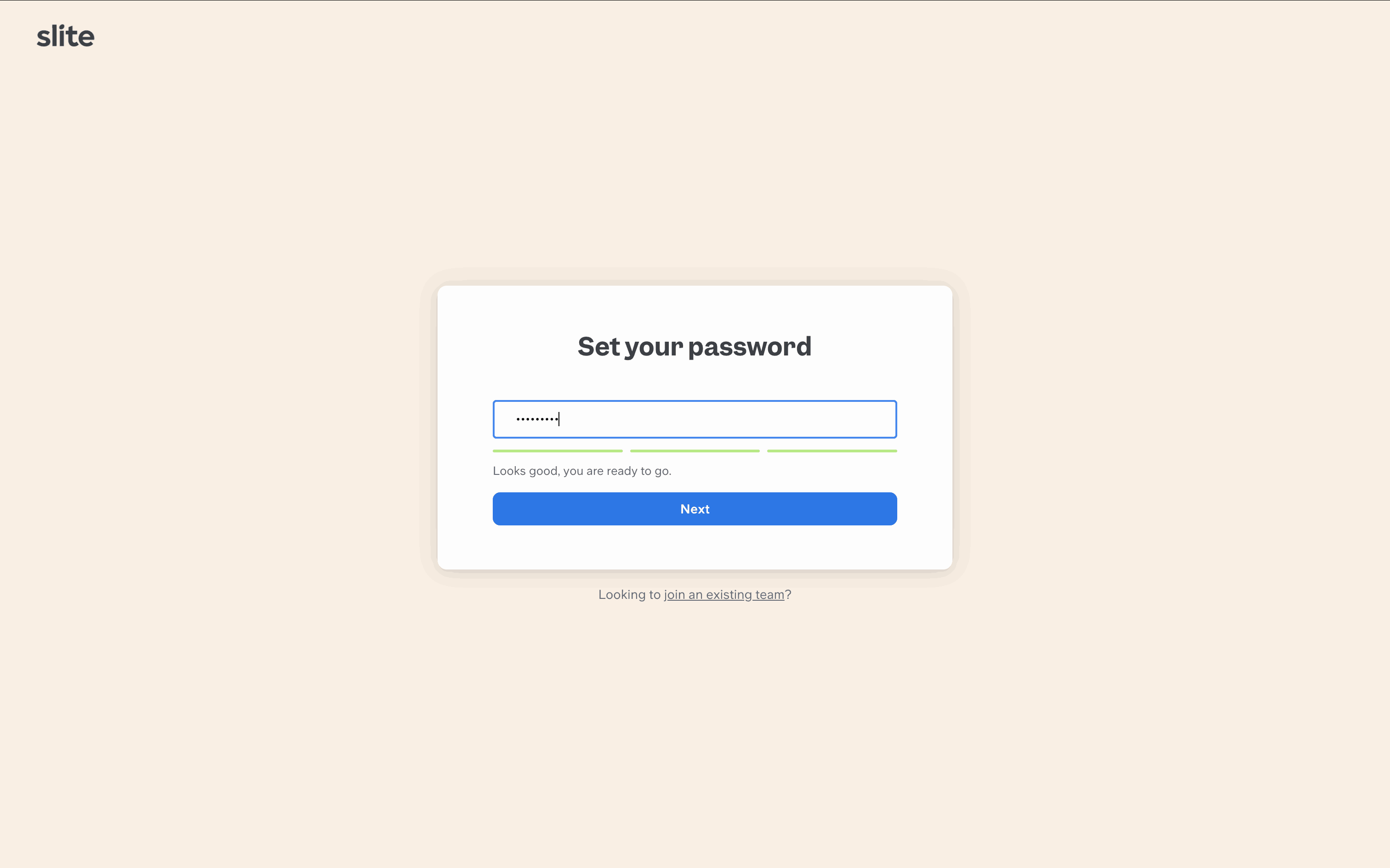 Signup Website Design
