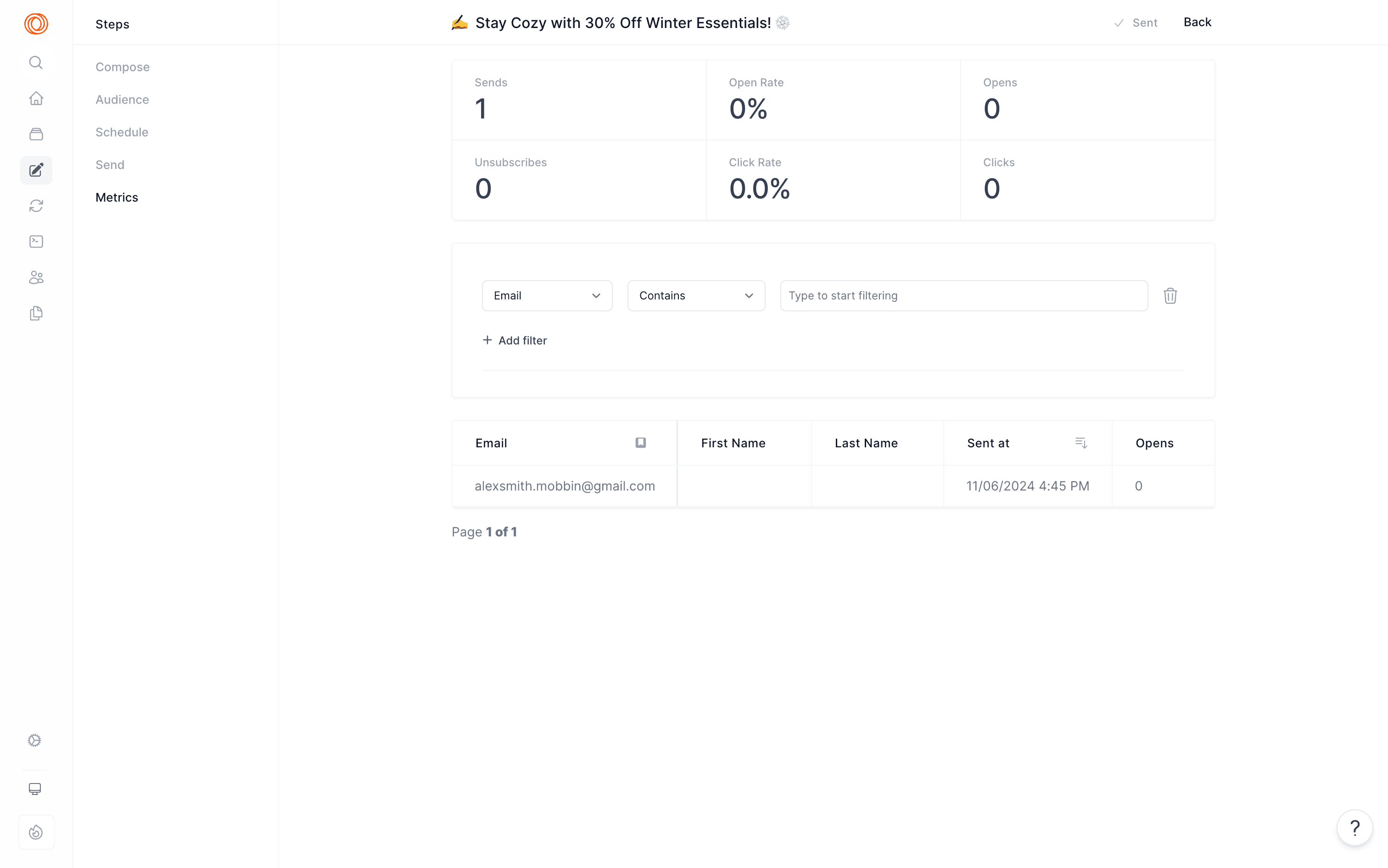 Table Website Design