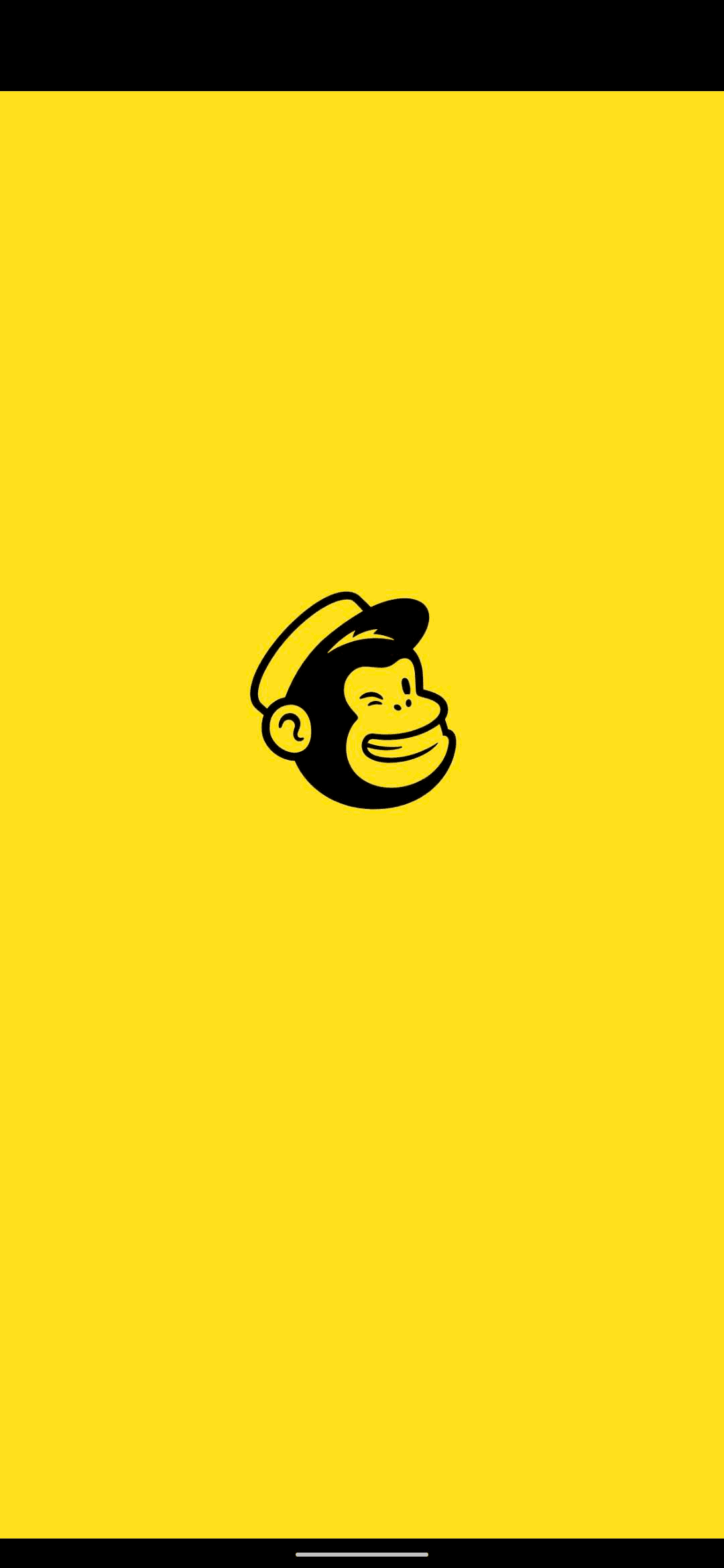 Mailchimp Android Splash screen | Mobbin
