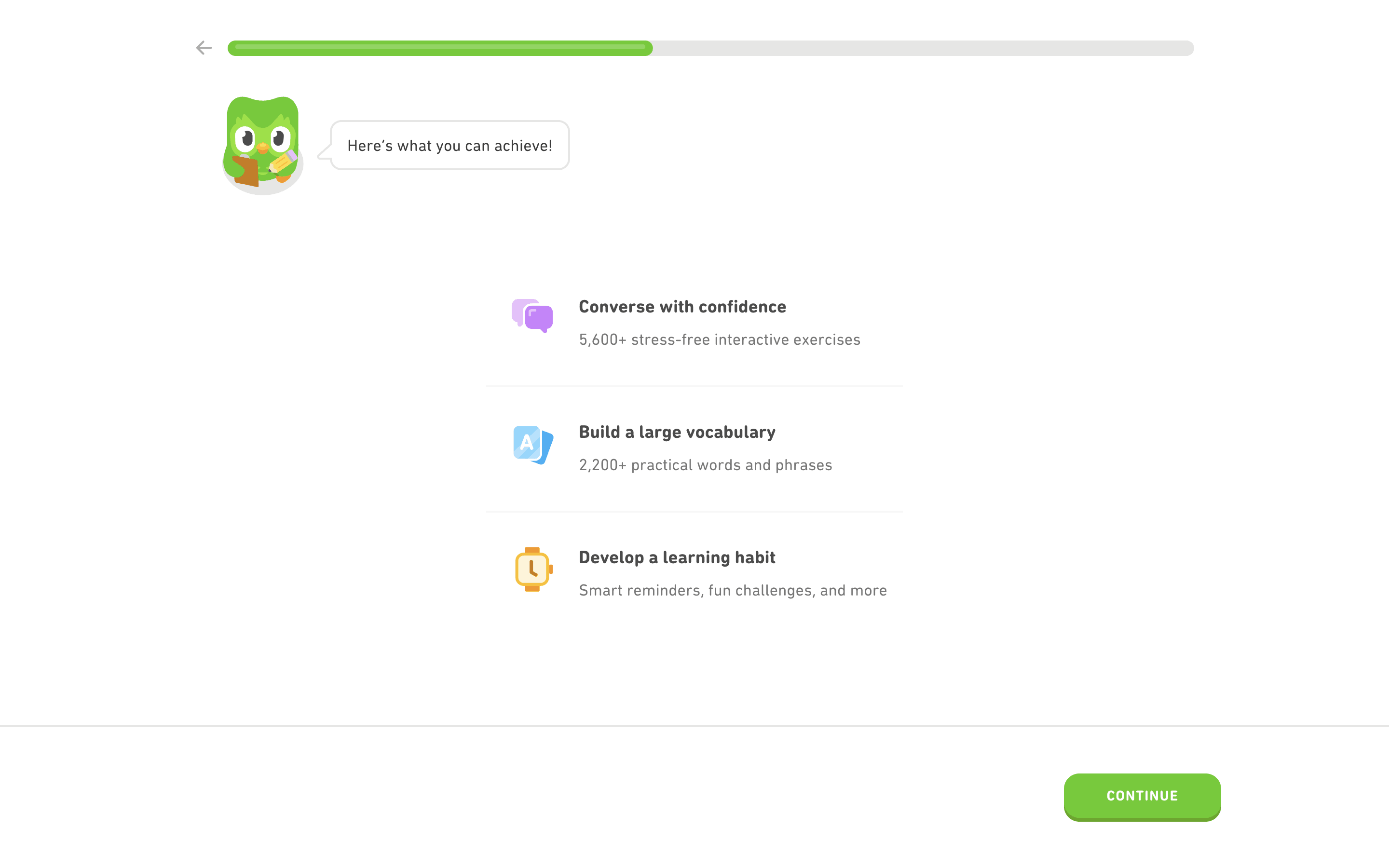 Duolingo Web Onboarding Flow | Mobbin