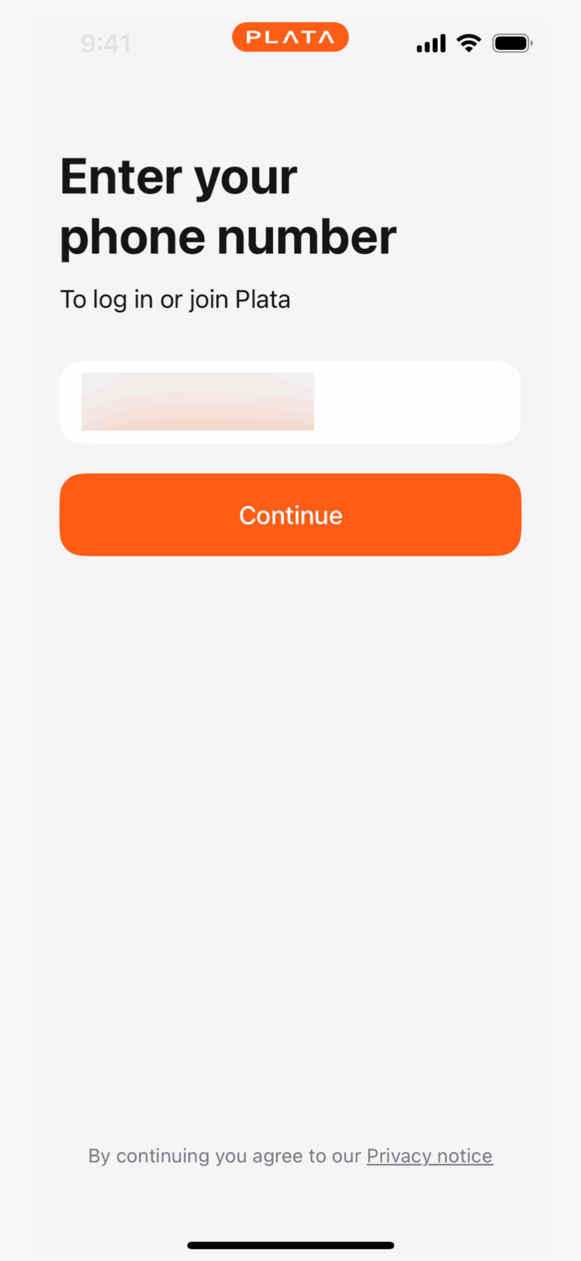 Login Mobile App Design