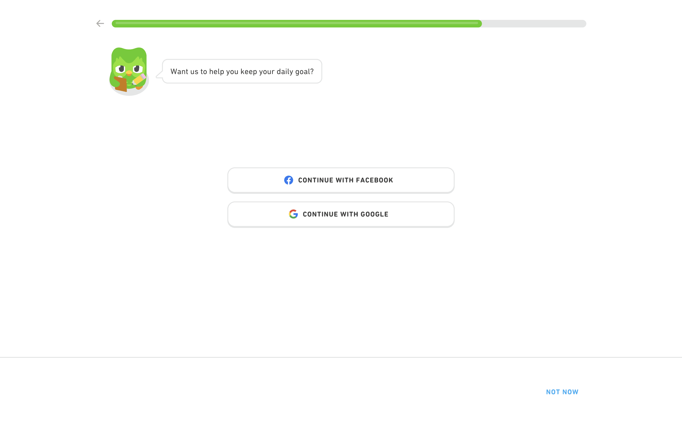 Duolingo Web Onboarding Flow | Mobbin