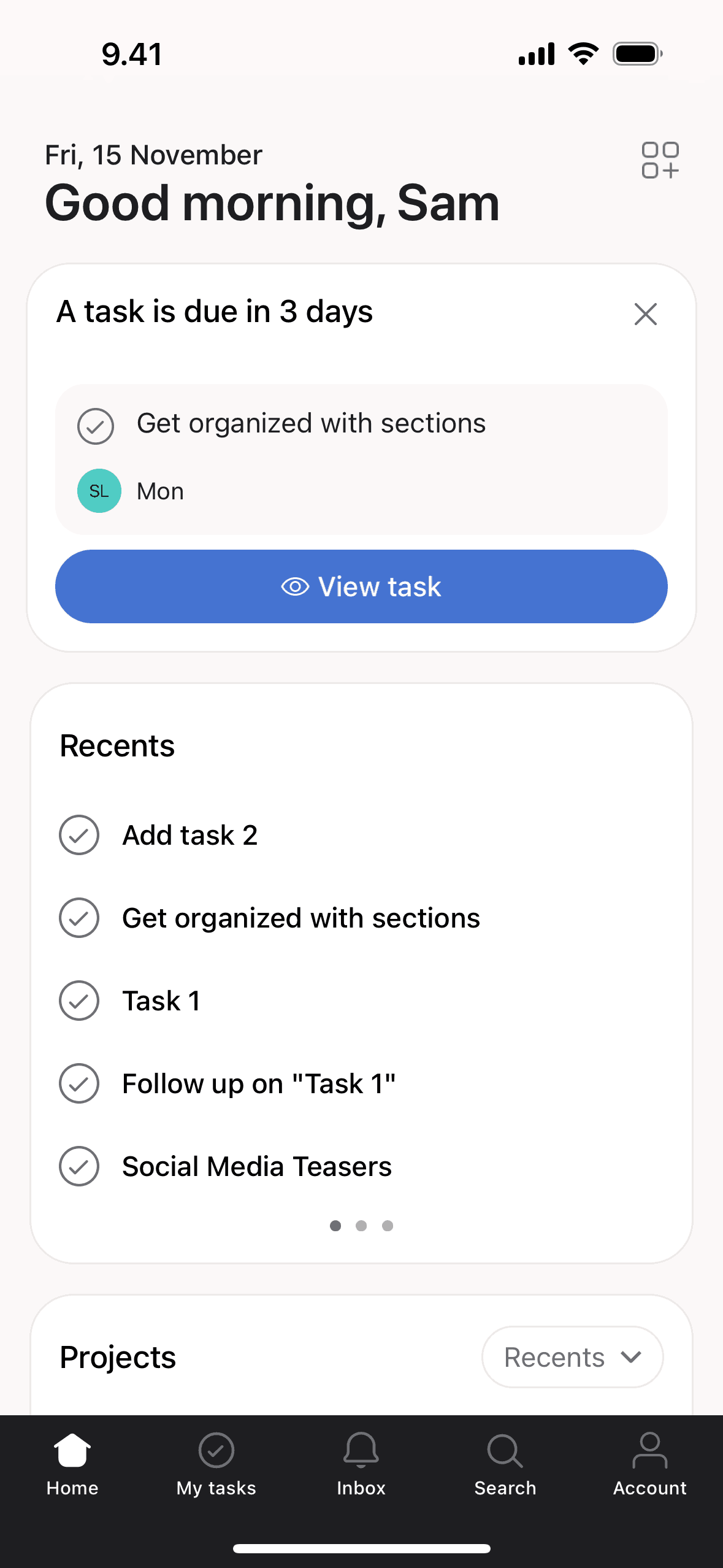 Card Mobile App Design
