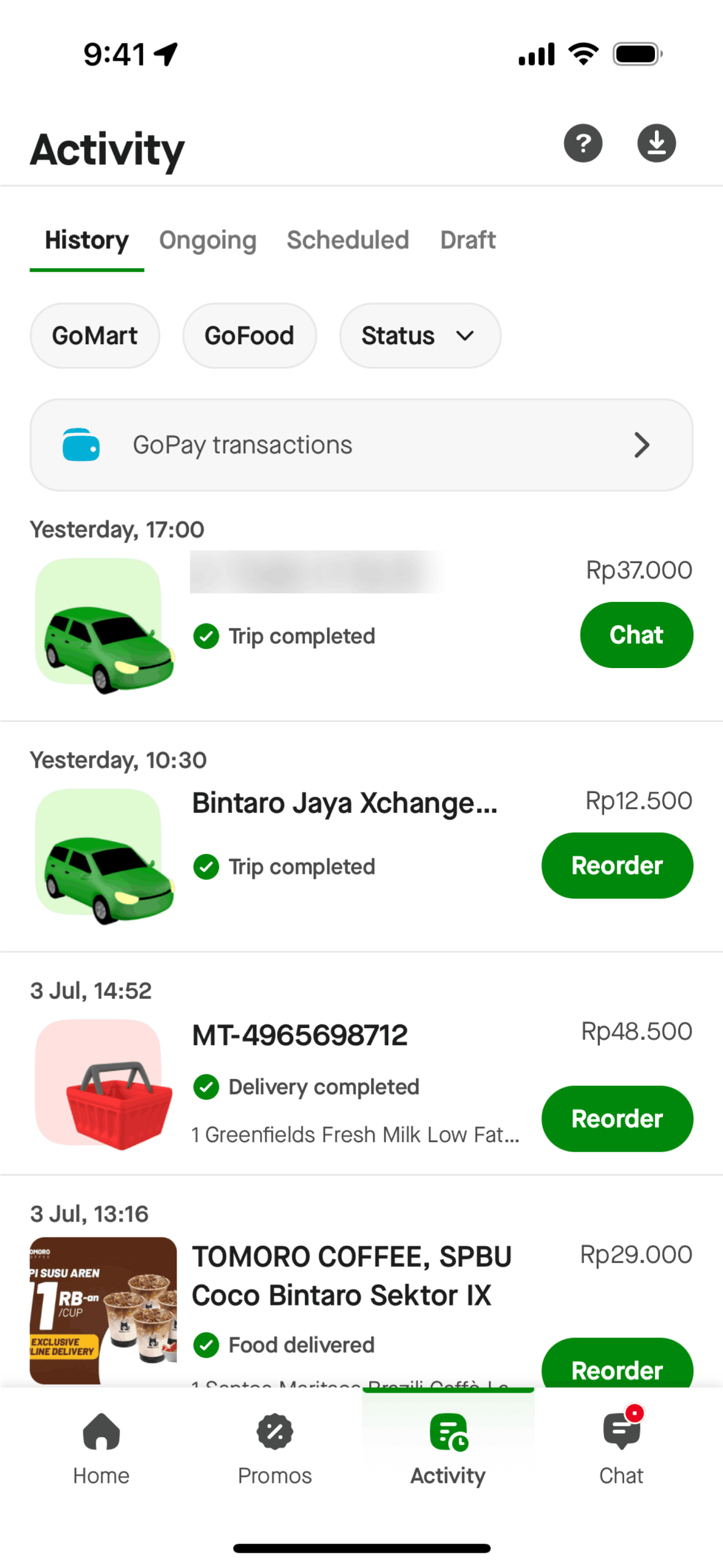 Tab Mobile App Design