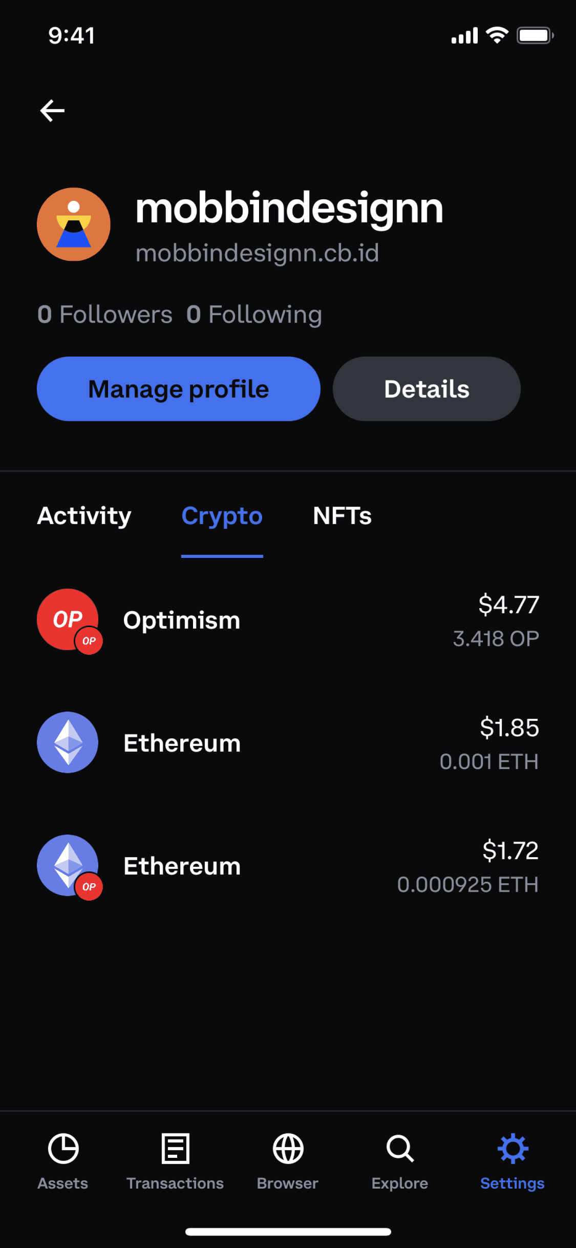 Tab Mobile App Design