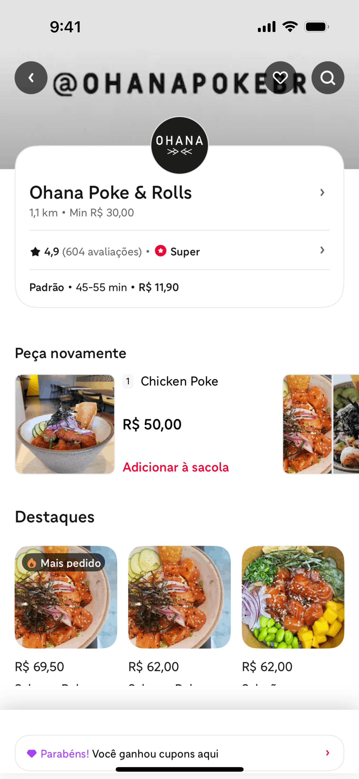 Top Navigation Bar Mobile App Design