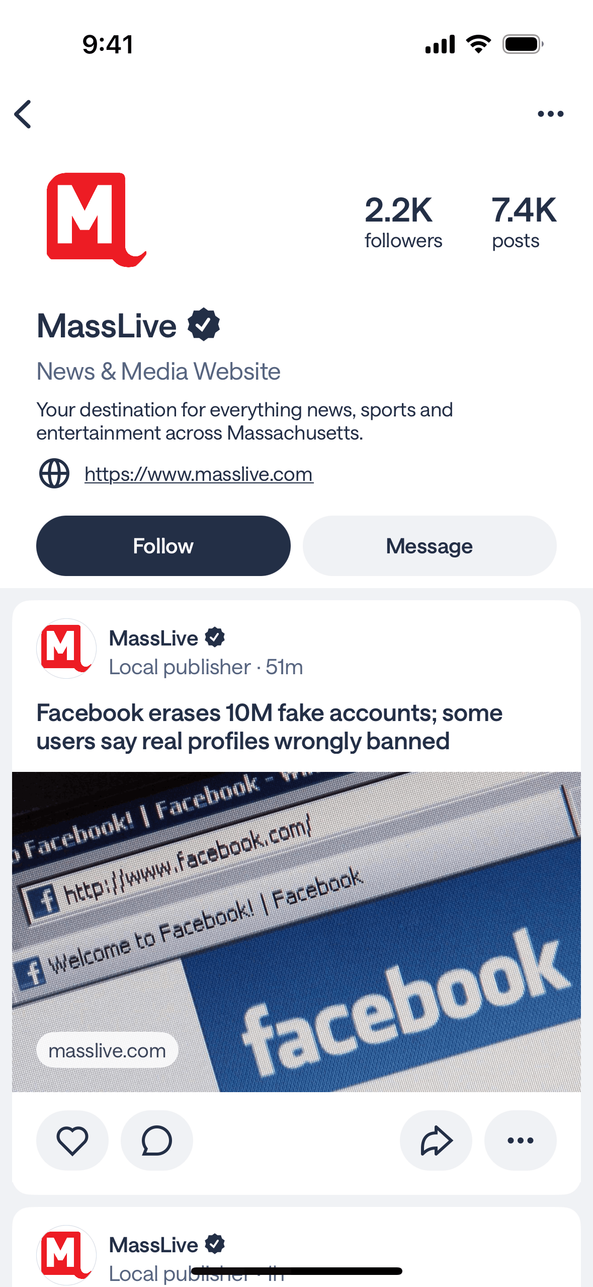 Nextdoor iOS Profile Page | Mobbin