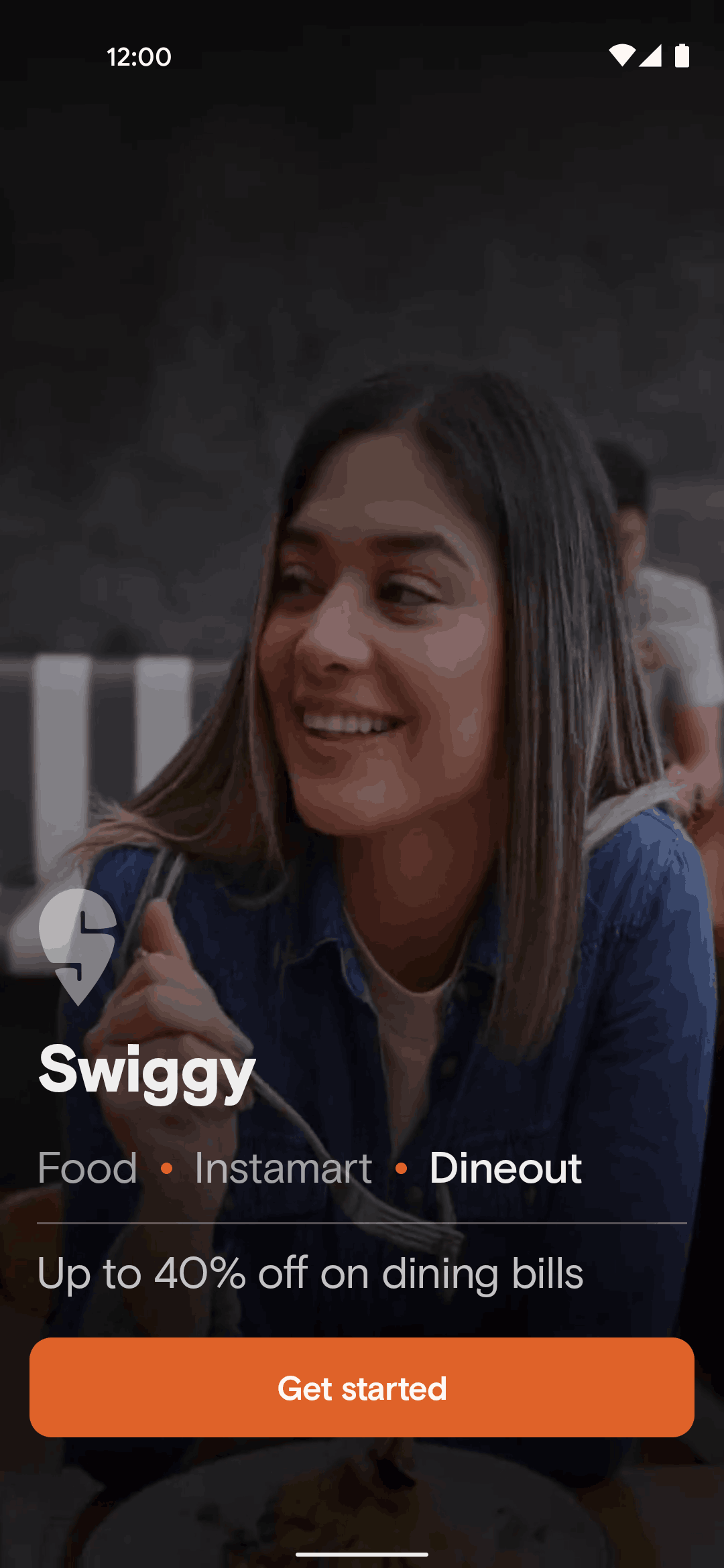 Swiggy Android Onboarding Flow | Mobbin