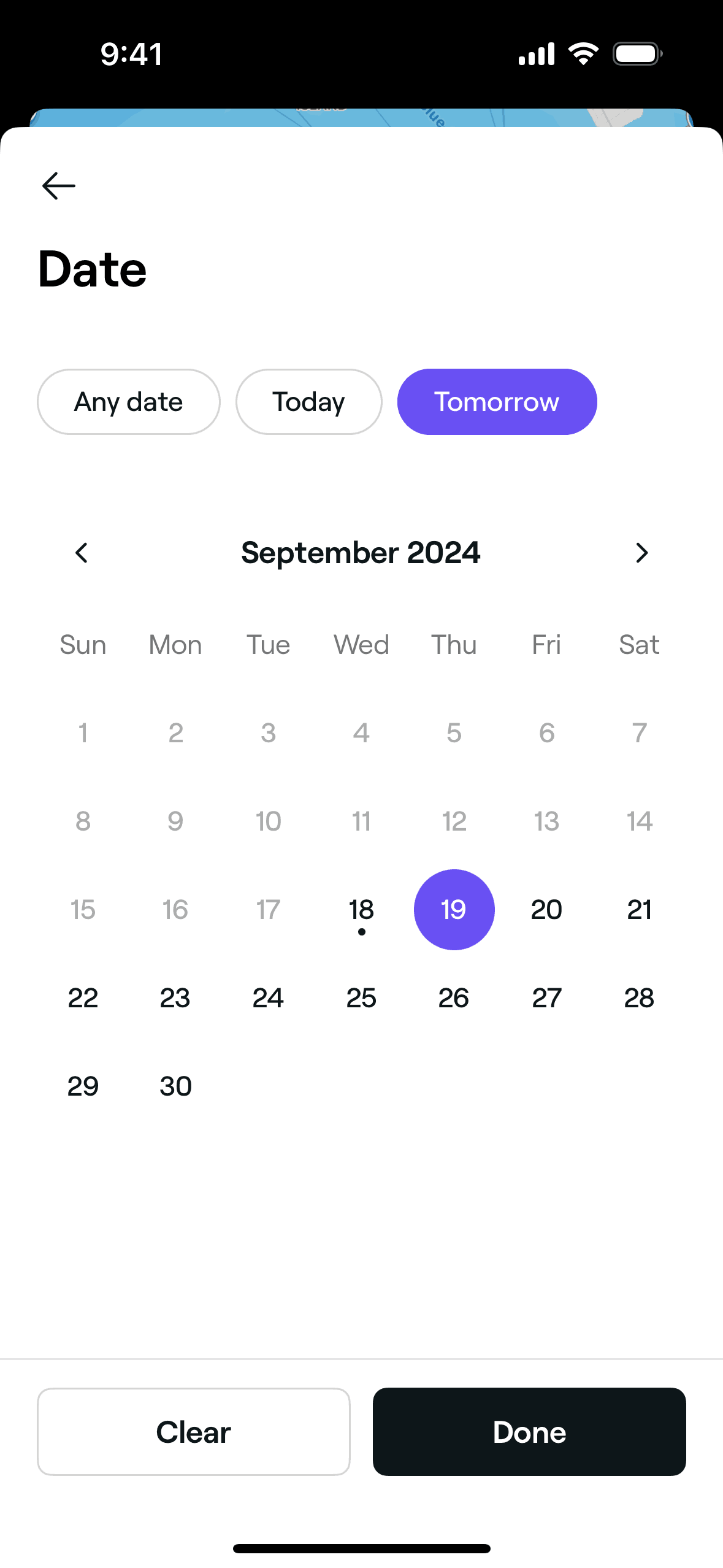 Calendar Mobile App Design