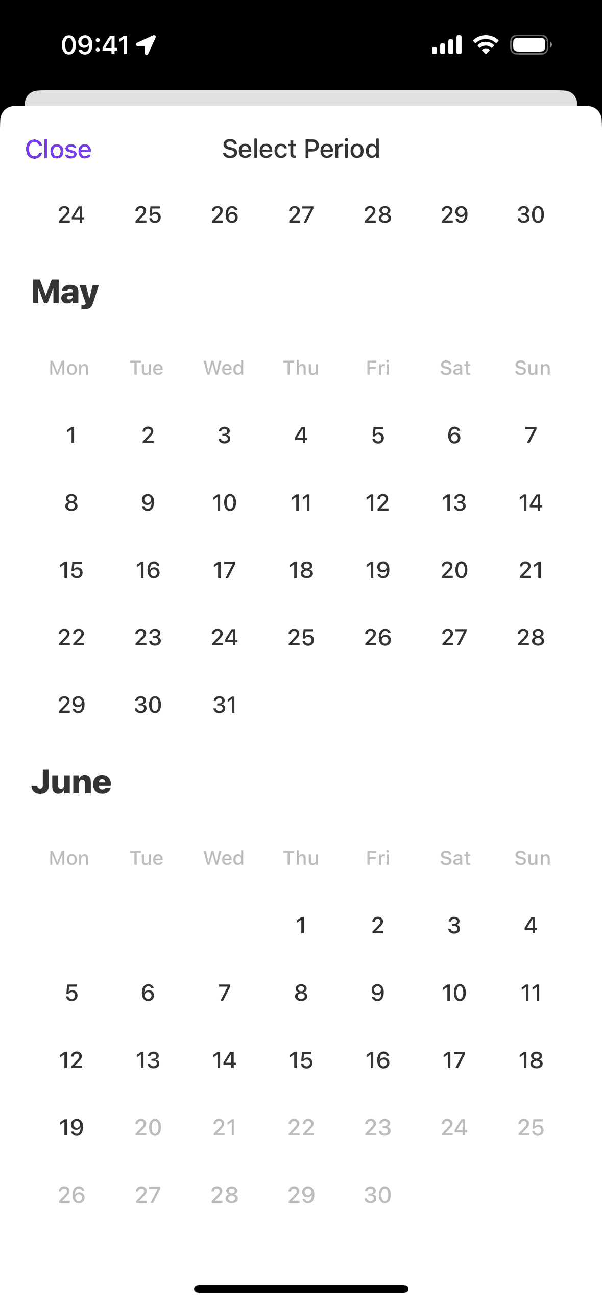 Calendar Mobile App Design