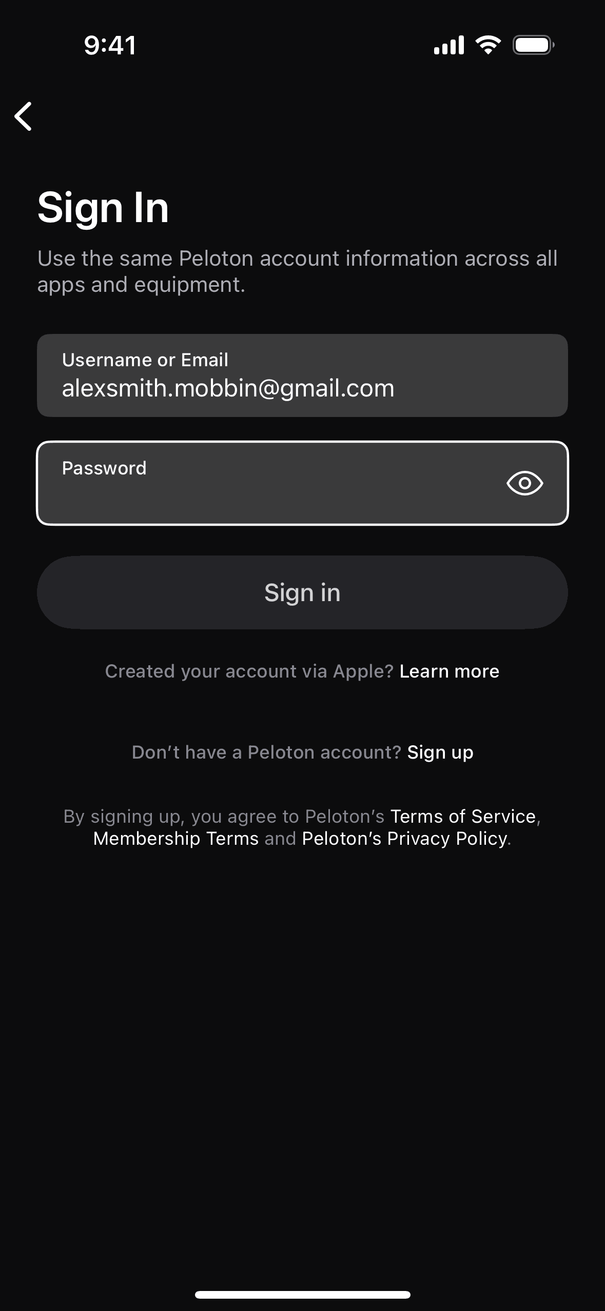 Login Mobile App Design