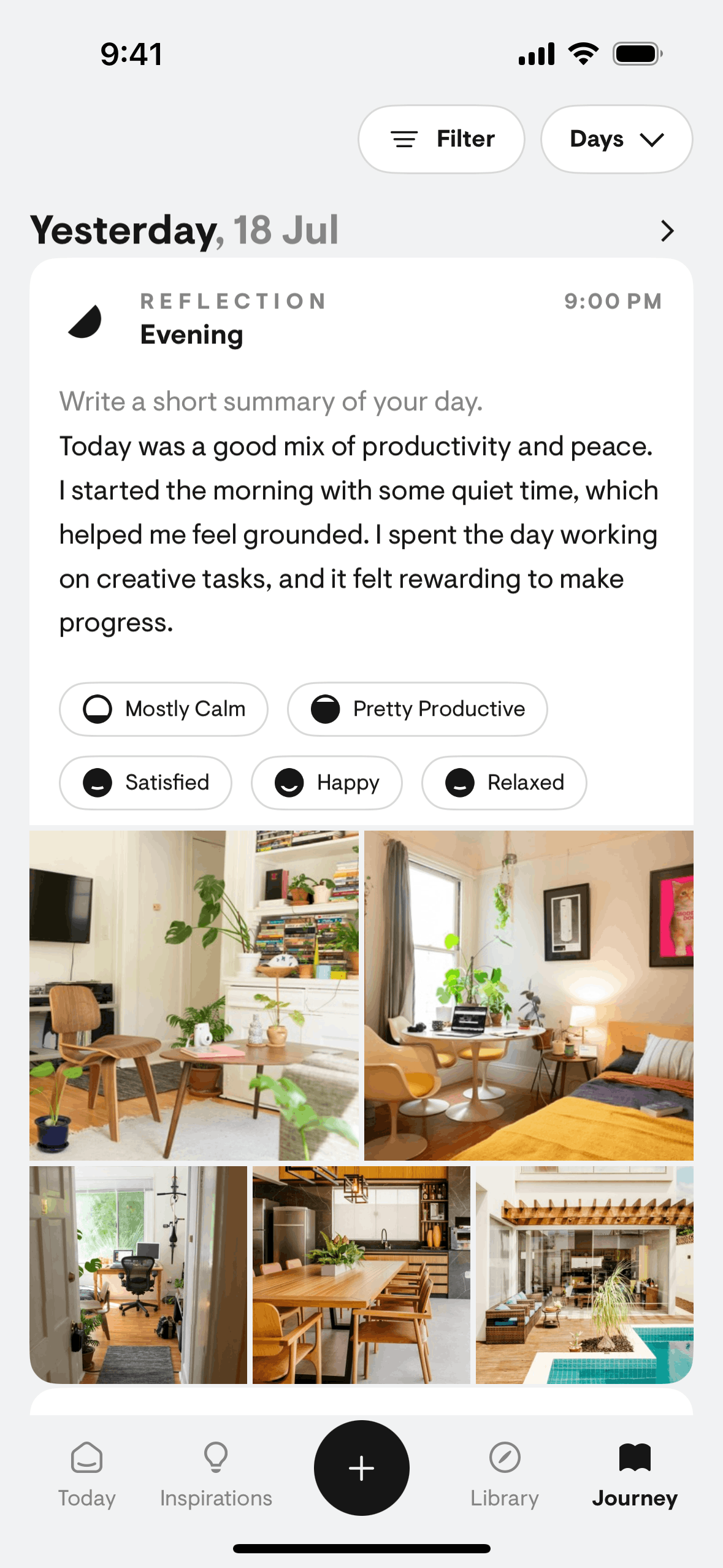 Carousel Mobile App Design