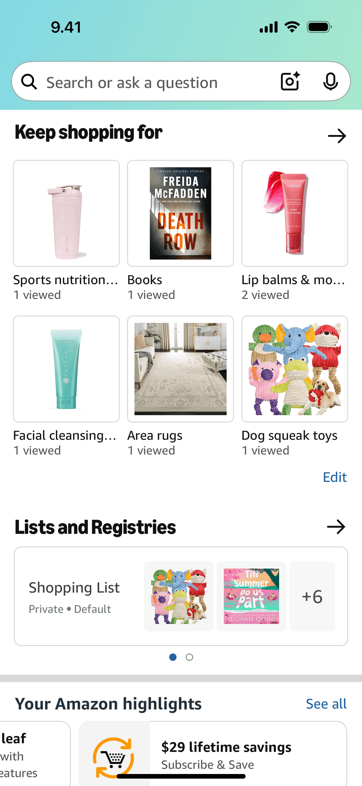 Carousel Mobile App Design