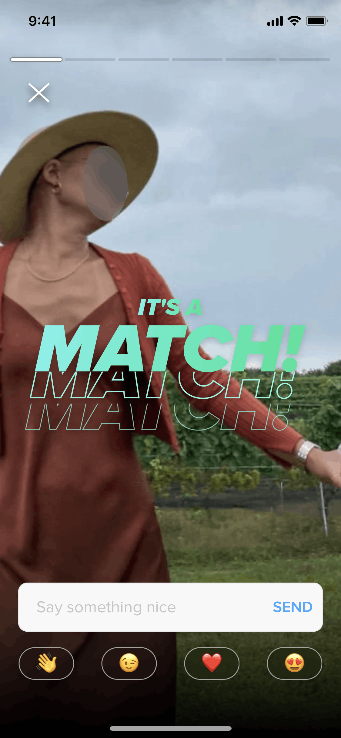 Tinder iOS Match Notification | Mobbin