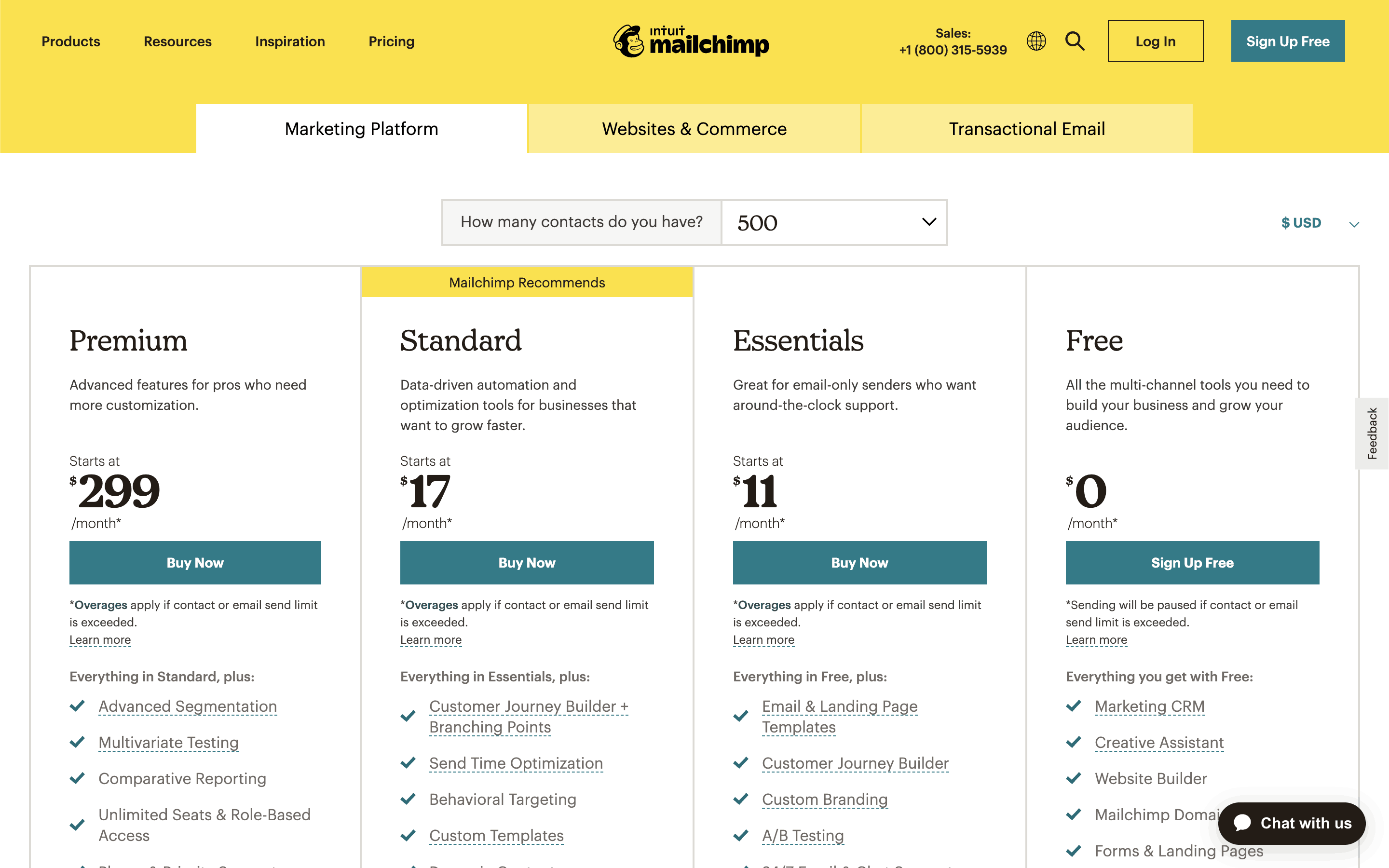 Table Website Design