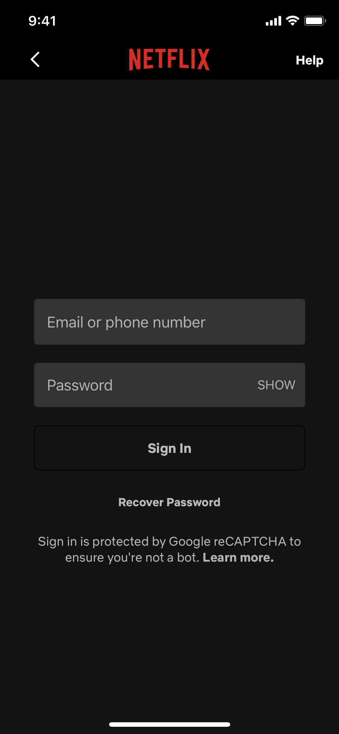Settings & Preferences Mobile App Design