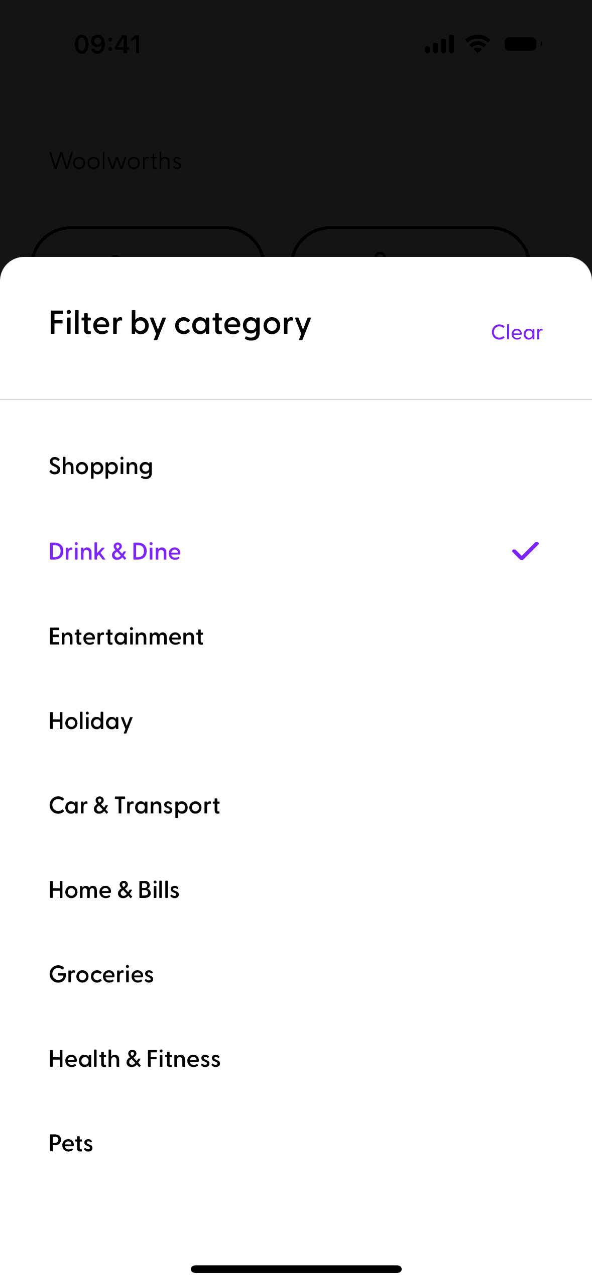 Filter & Sort Mobile App Design