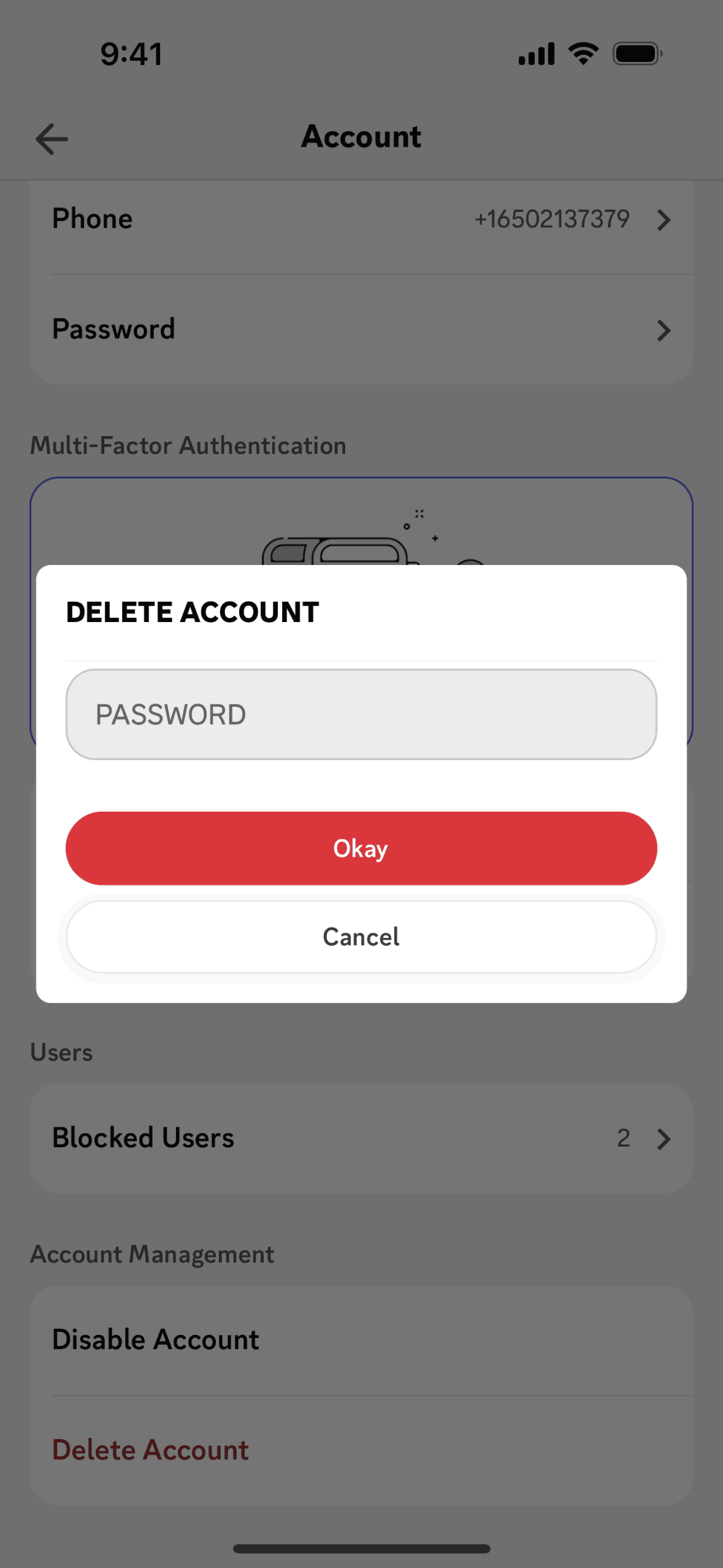 Settings & Preferences Mobile App Design