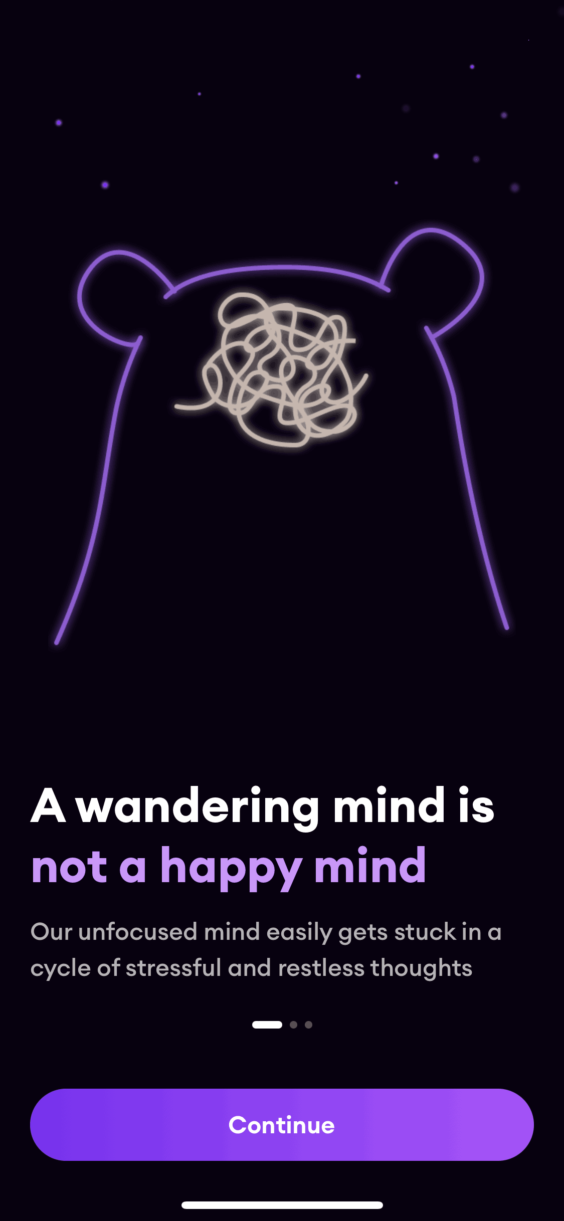 Loona iOS Wandering Mind Info | Mobbin