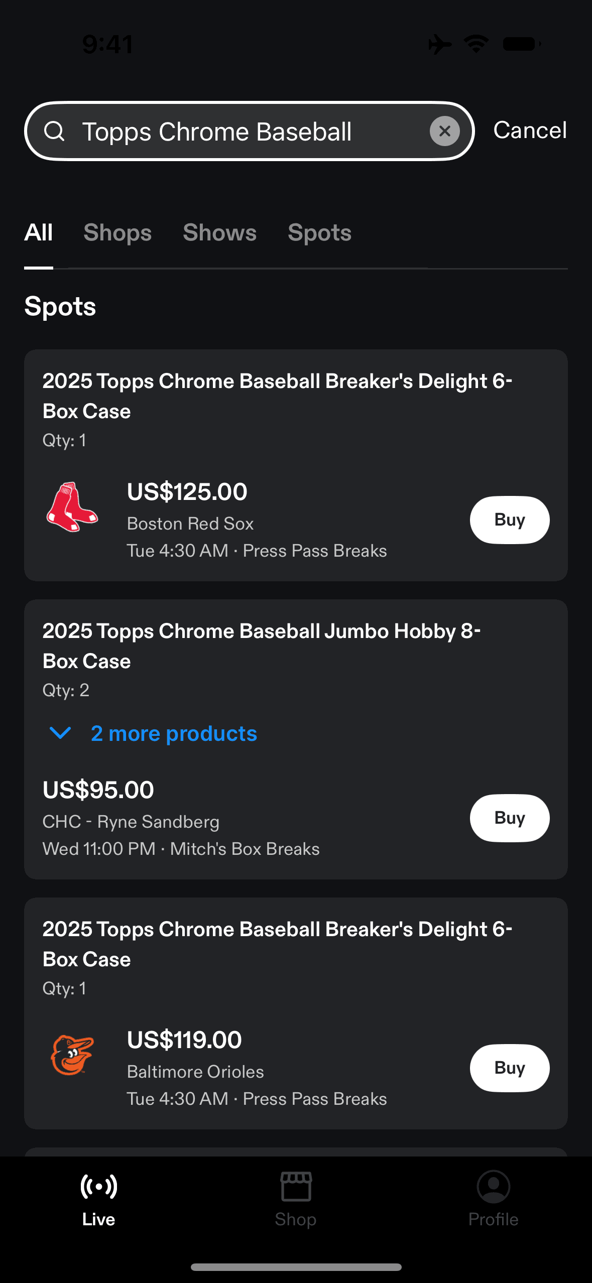 Card Mobile App Design