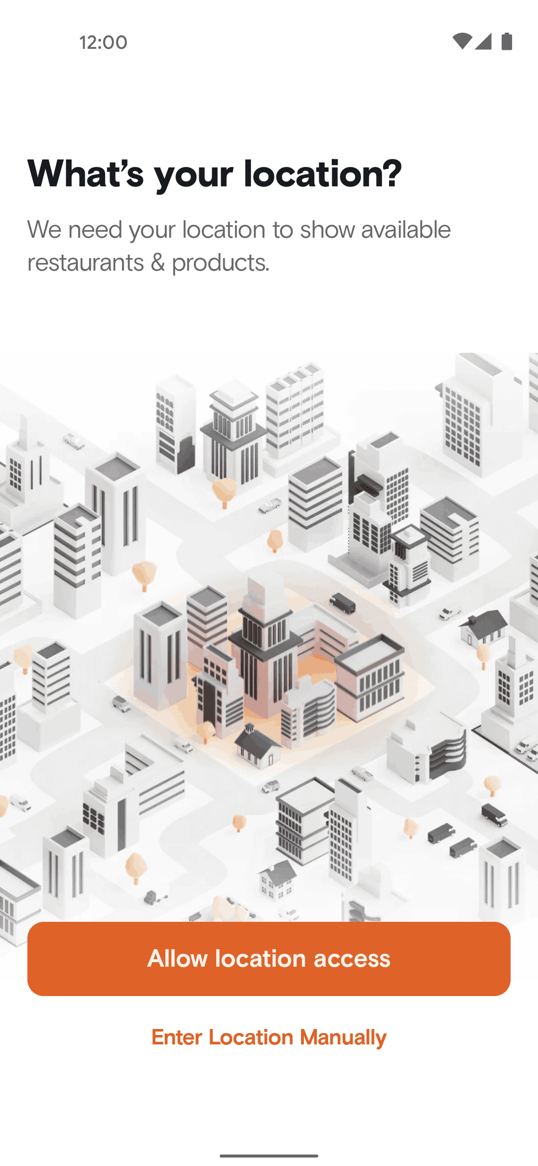 Swiggy Android Onboarding Flow | Mobbin