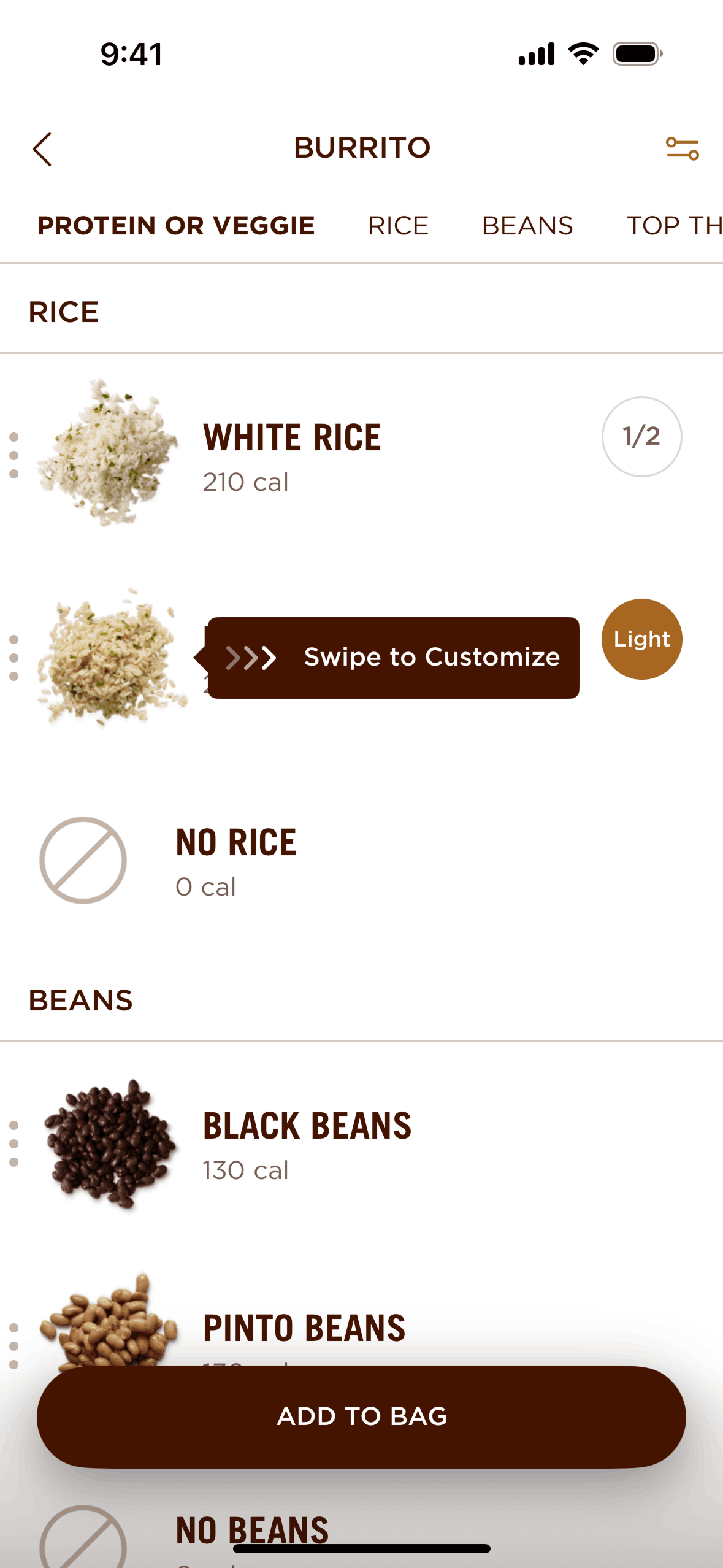 Tab Mobile App Design