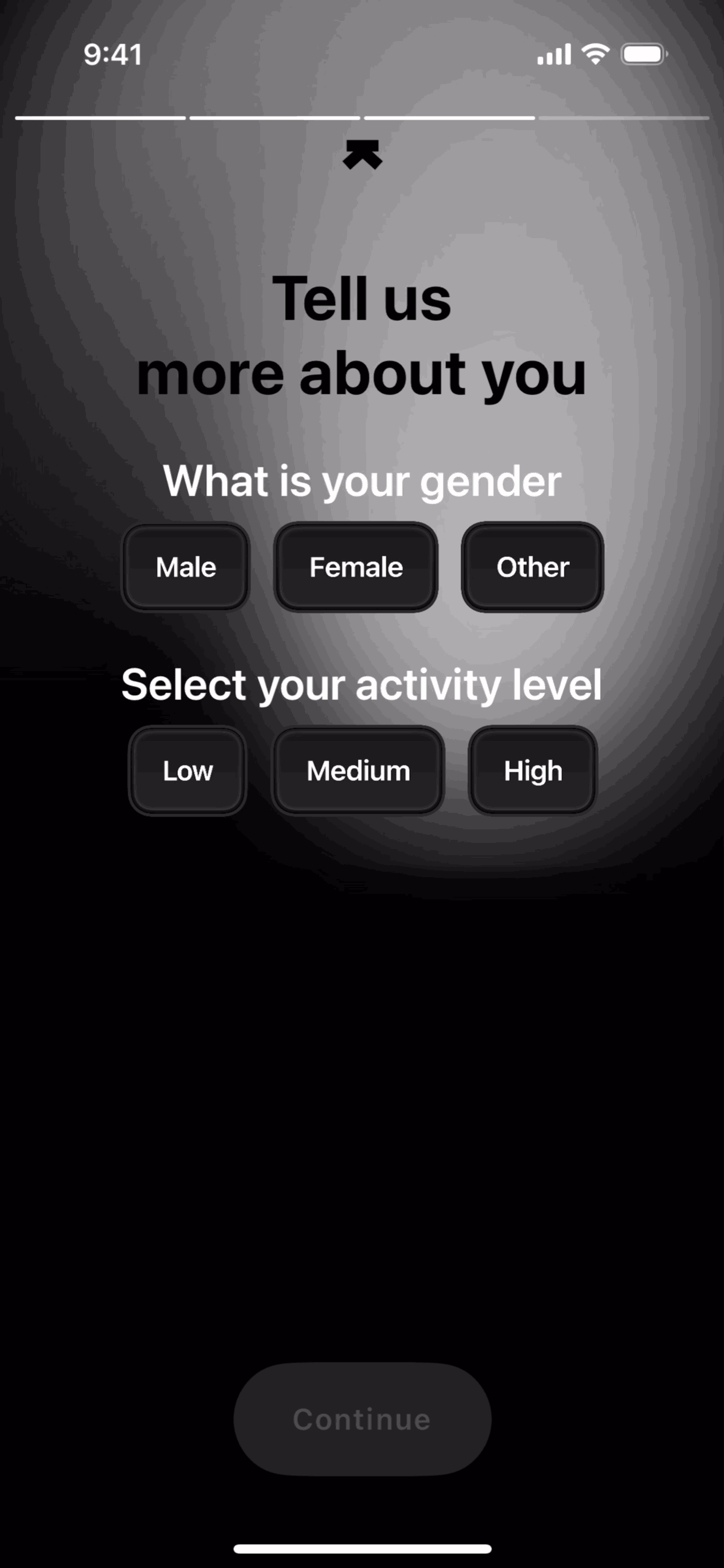 Mobile Onboarding Flow