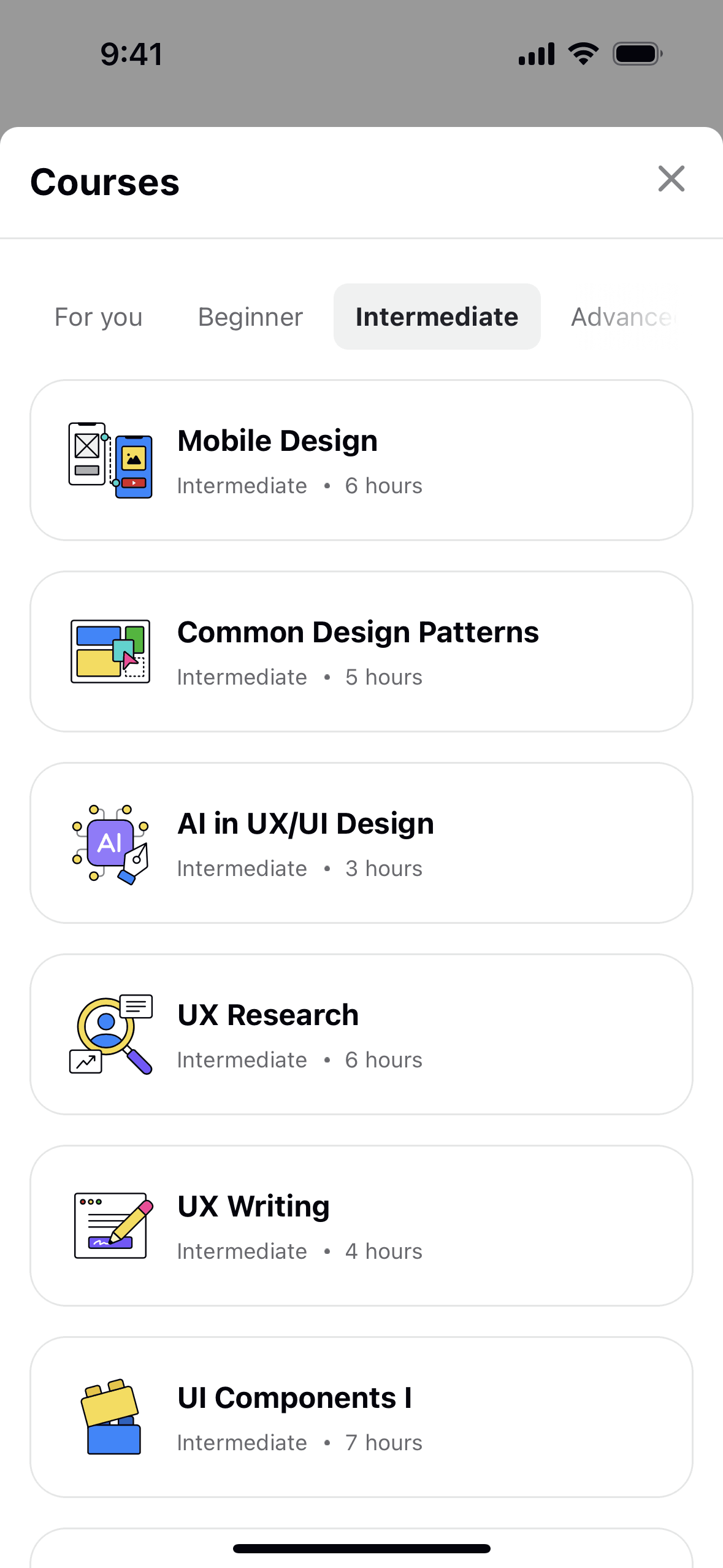 Tab Mobile App Design