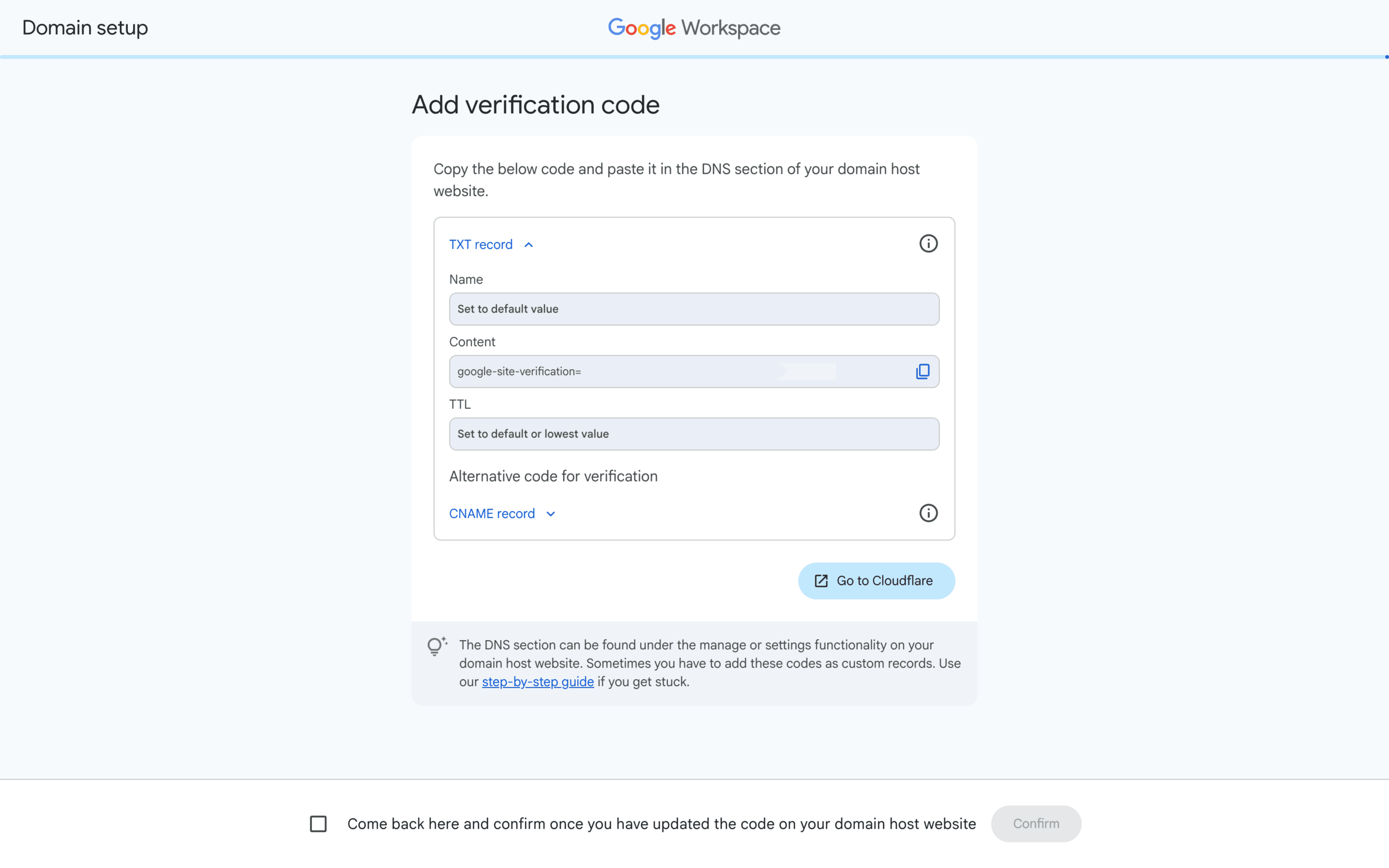 Google Workspace Web Verification Codes | Mobbin