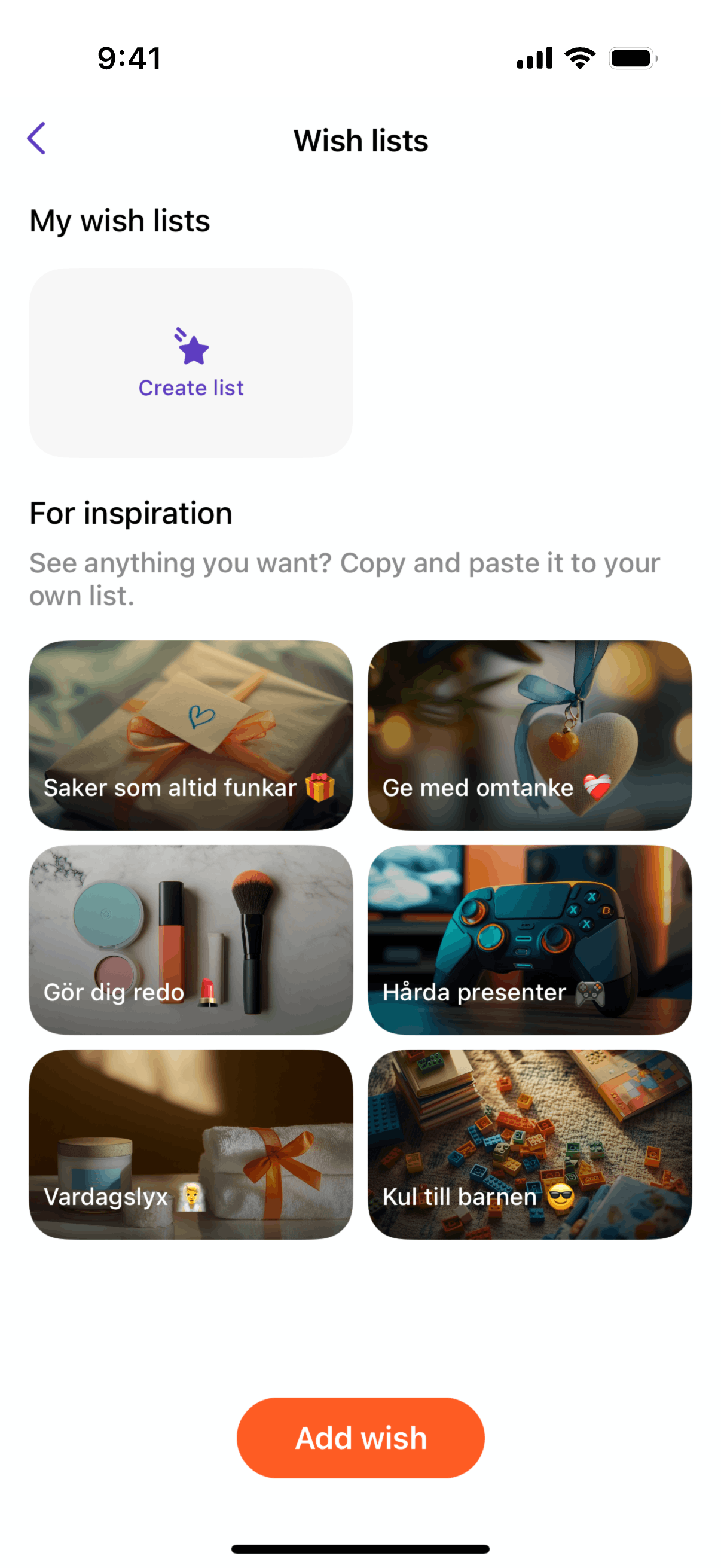 Carousel Mobile App Design