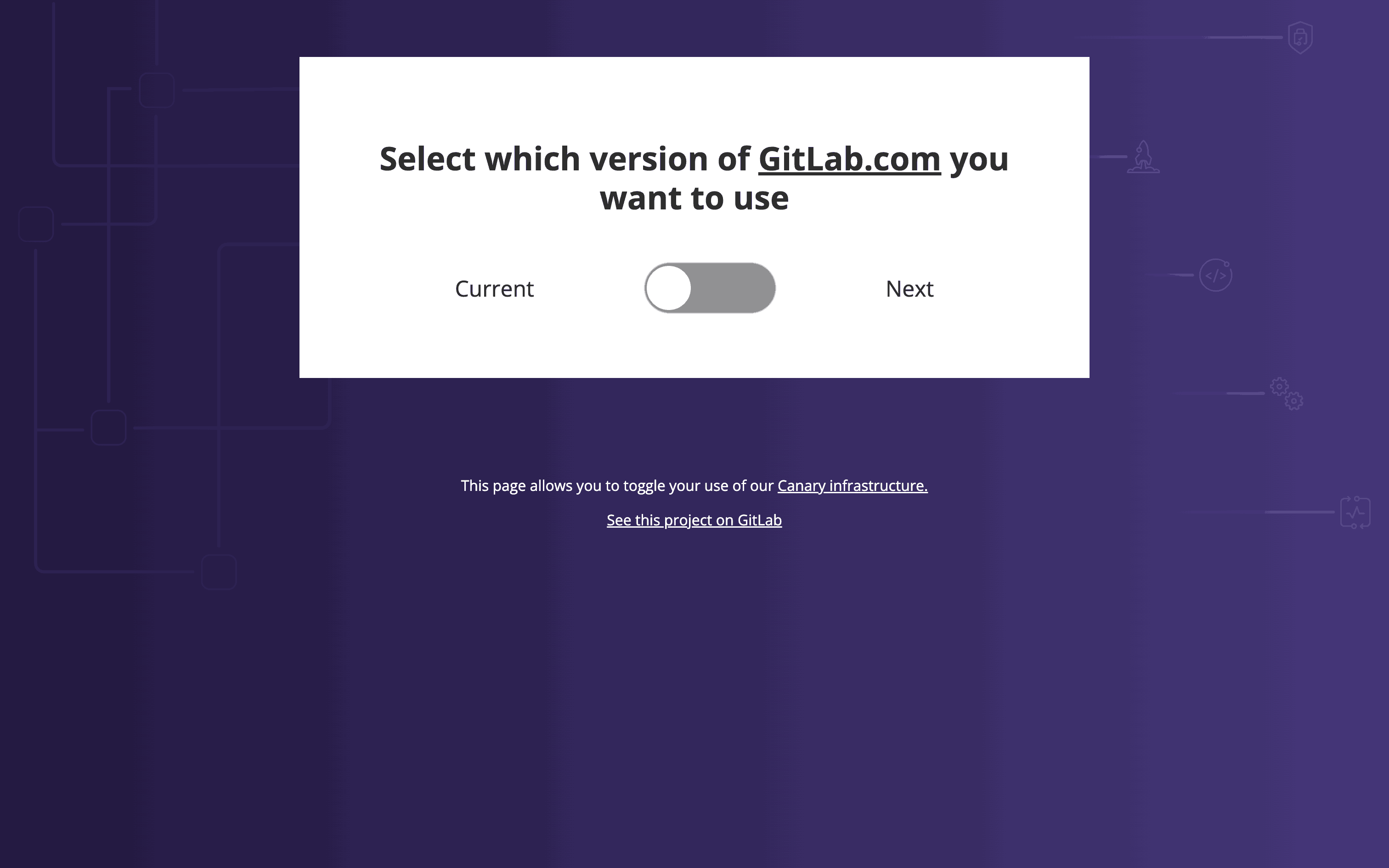 GitLab Web GitLab Version Selection | Mobbin