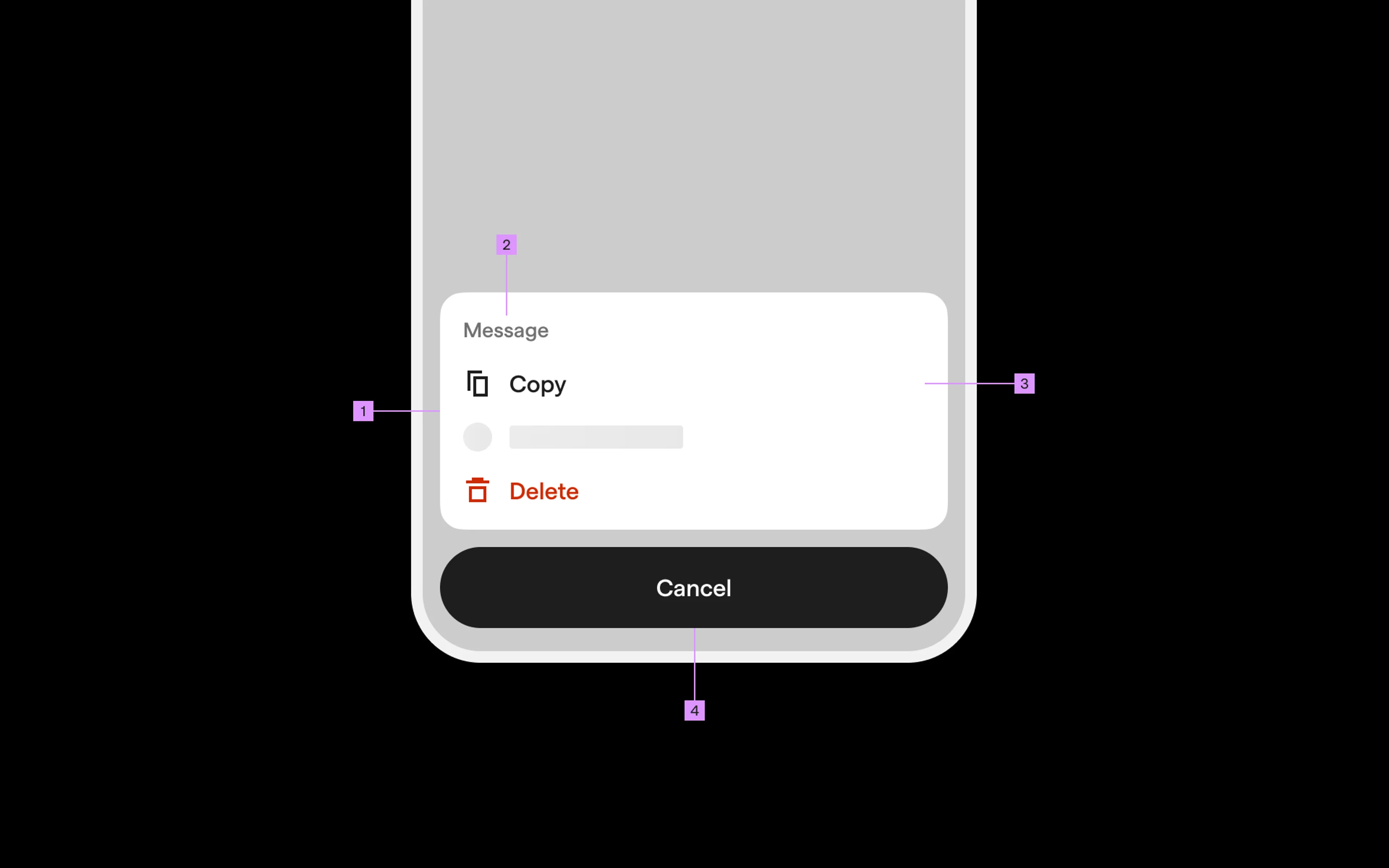 Action Sheet UI Design: Best practices, Design variants & Examples | Mobbin