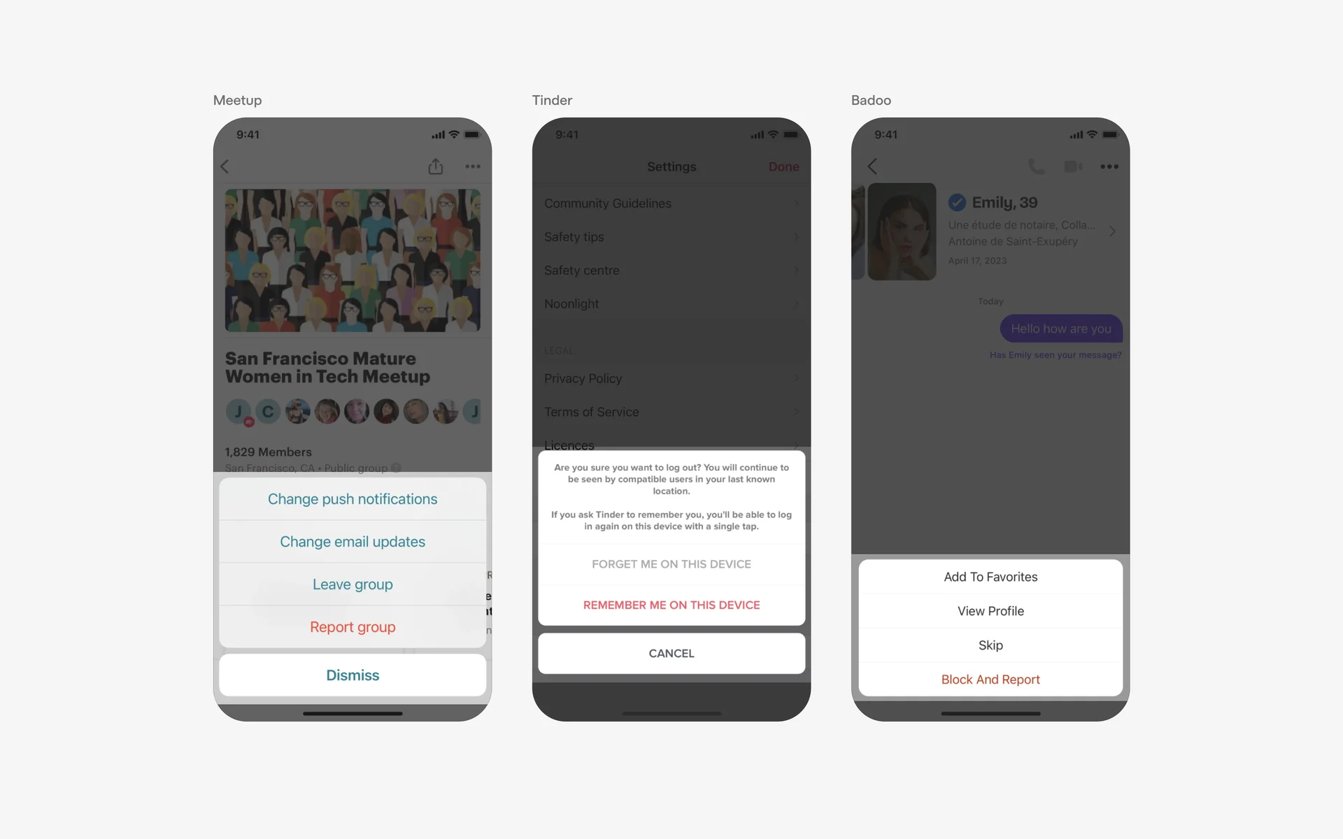 Action Sheet UI Design: Best practices, Design variants & Examples | Mobbin