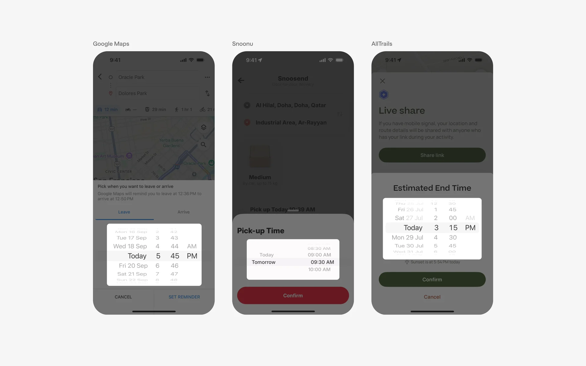 Date Picker UI Design: Best practices, Design variants & Examples | Mobbin