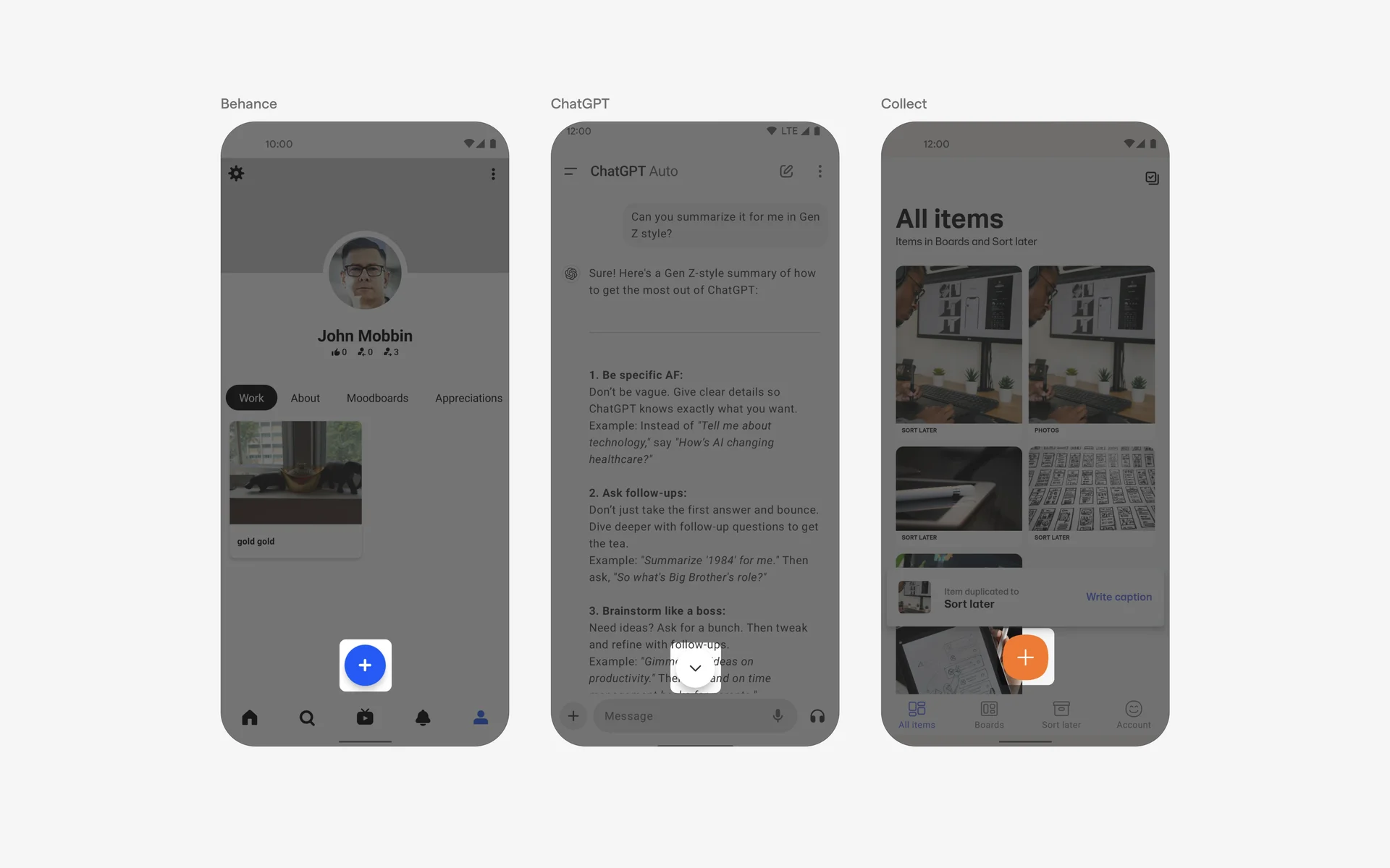 Floating Action Button UI Design: Best practices, Design variants ...