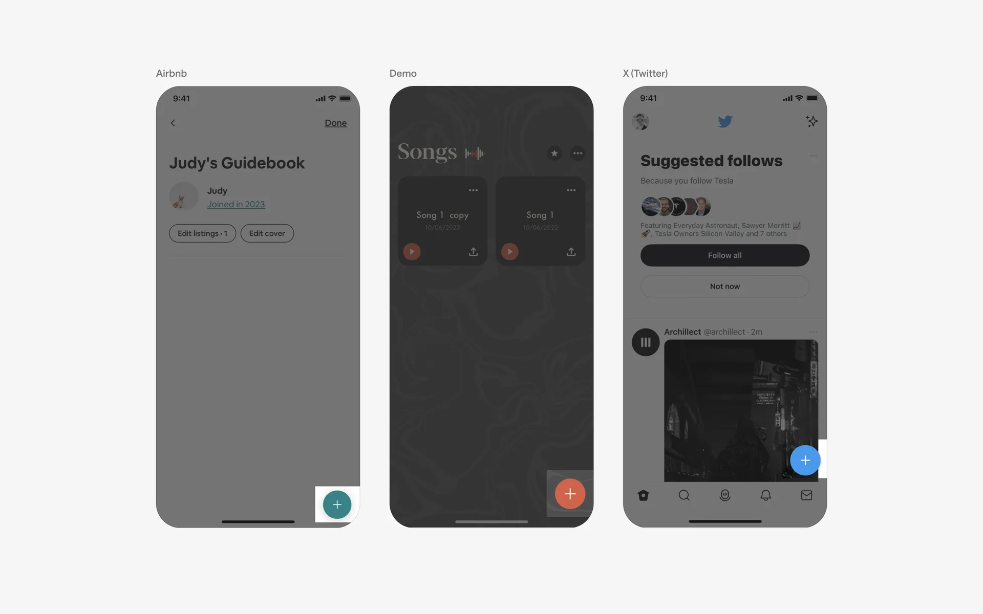 Floating Action Button Ui Design Best Practices Design Variants