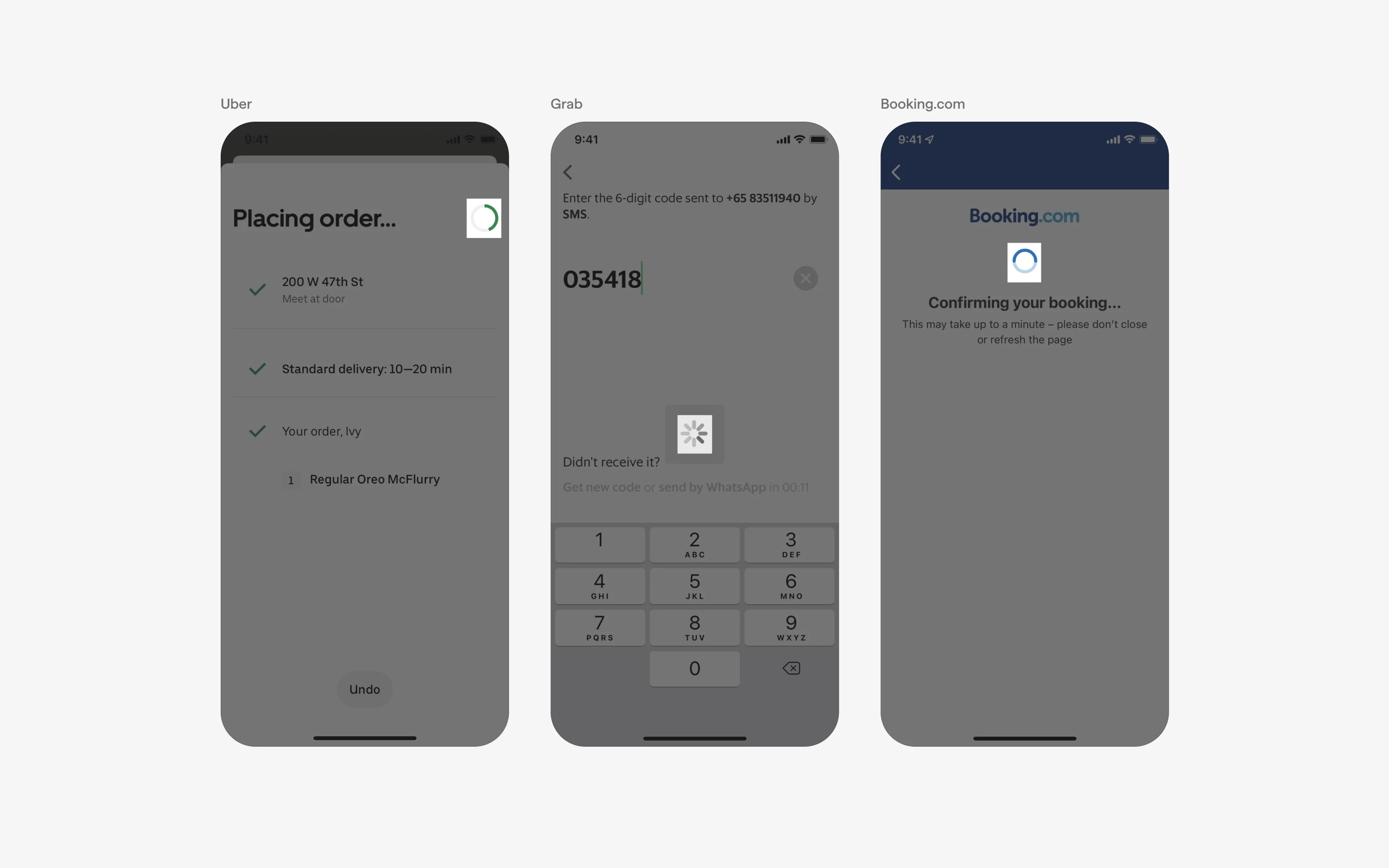 Loading indicator UI Design: Best practices, Design variants & Examples ...