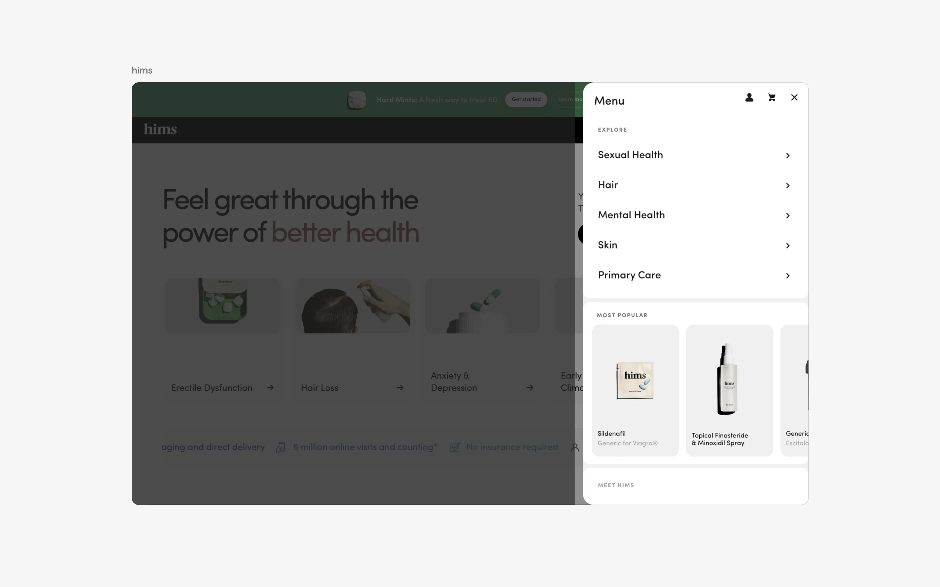 Navigation Menu UI Design: Best practices, Design variants & Examples | Mobbin