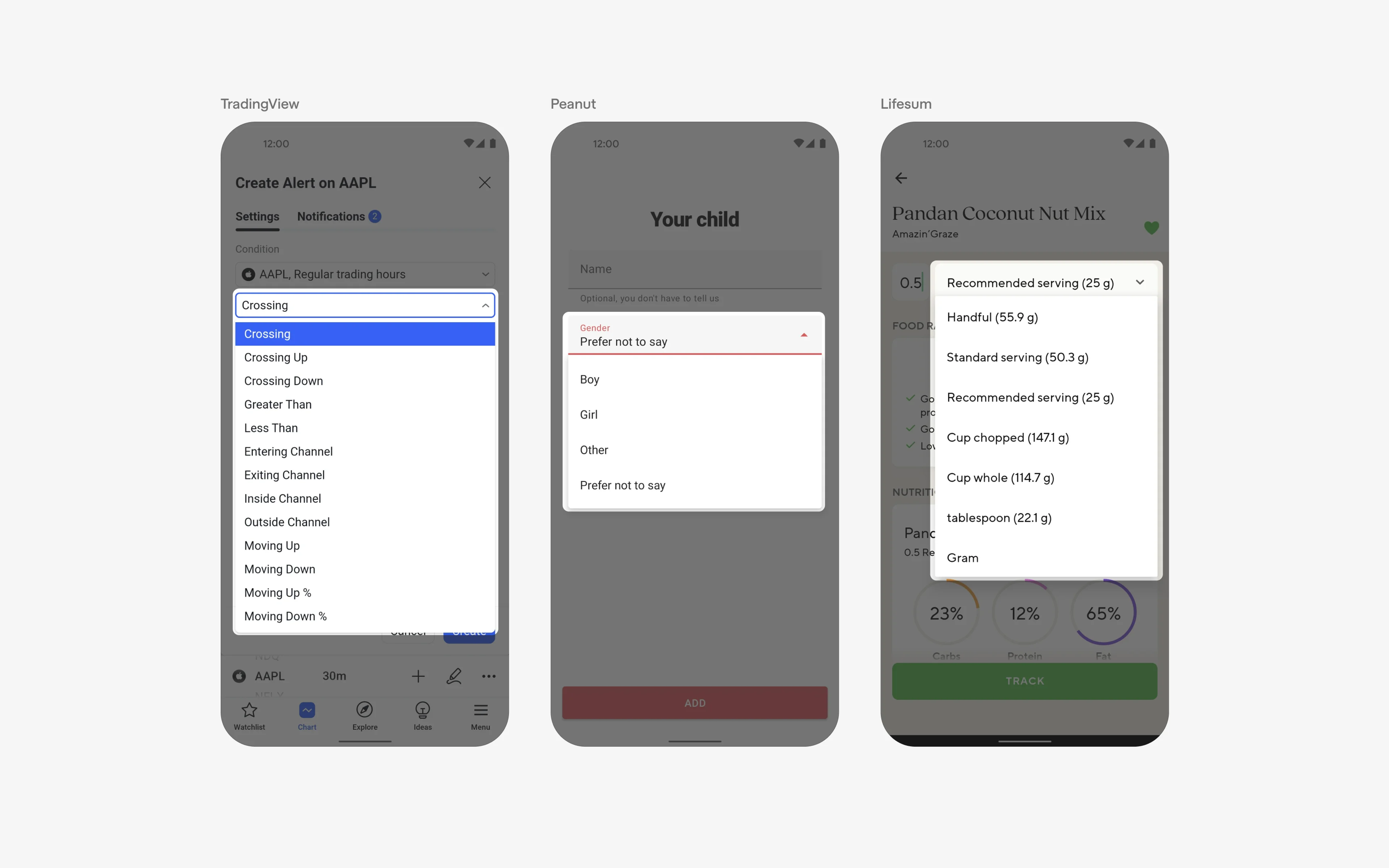 Select Ui Design Best Practices Design Variants And Examples Mobbin