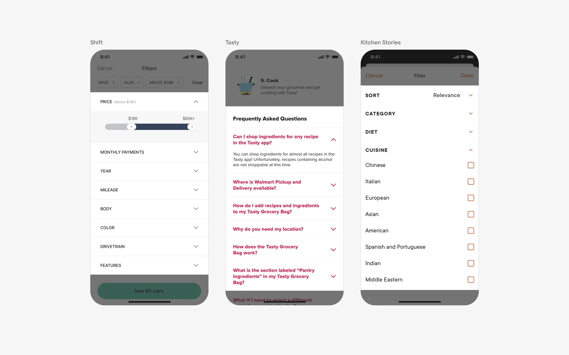 Select UI Design: Best practices, Design variants & Examples | Mobbin