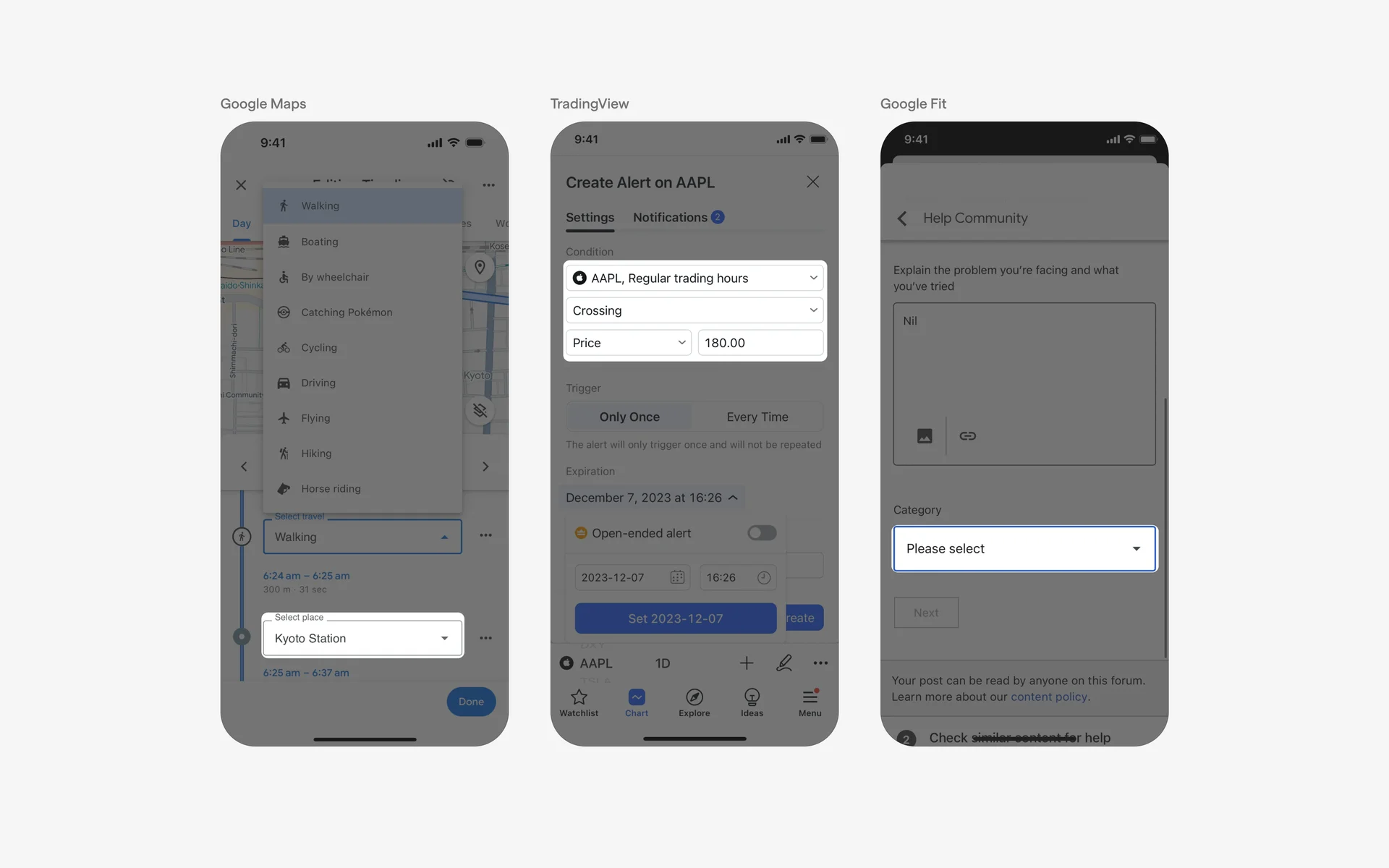 Select UI Design: Best practices, Design variants & Examples | Mobbin